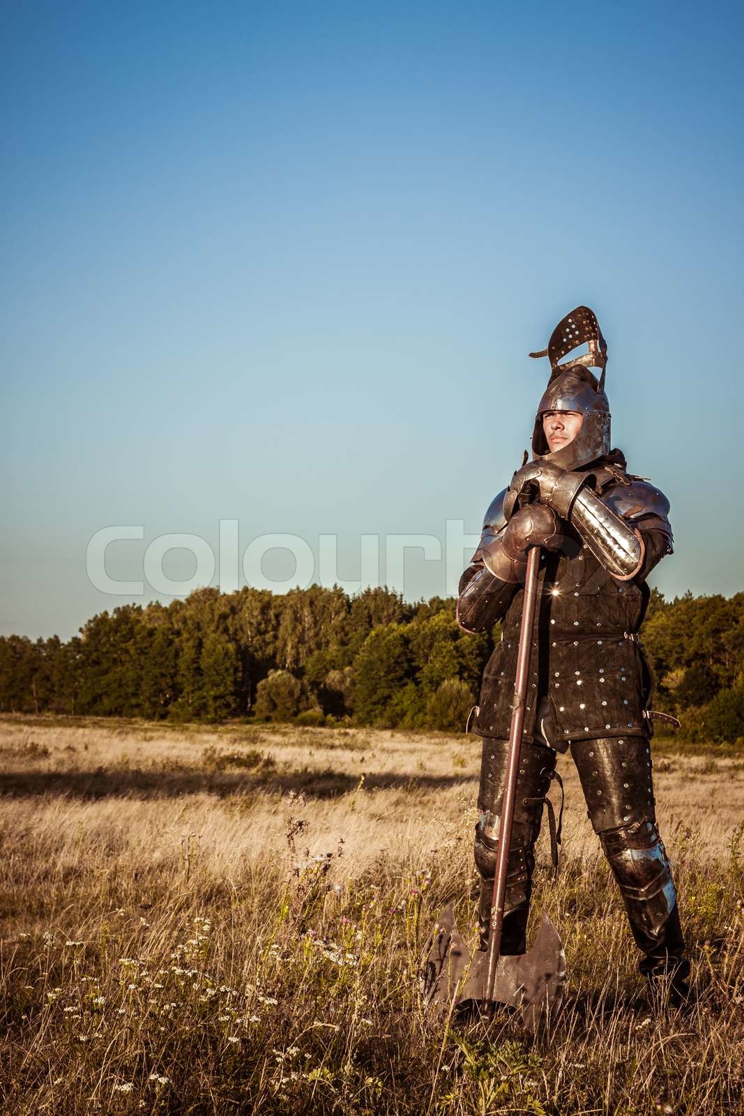 Medieval knight | Stock image | Colourbox