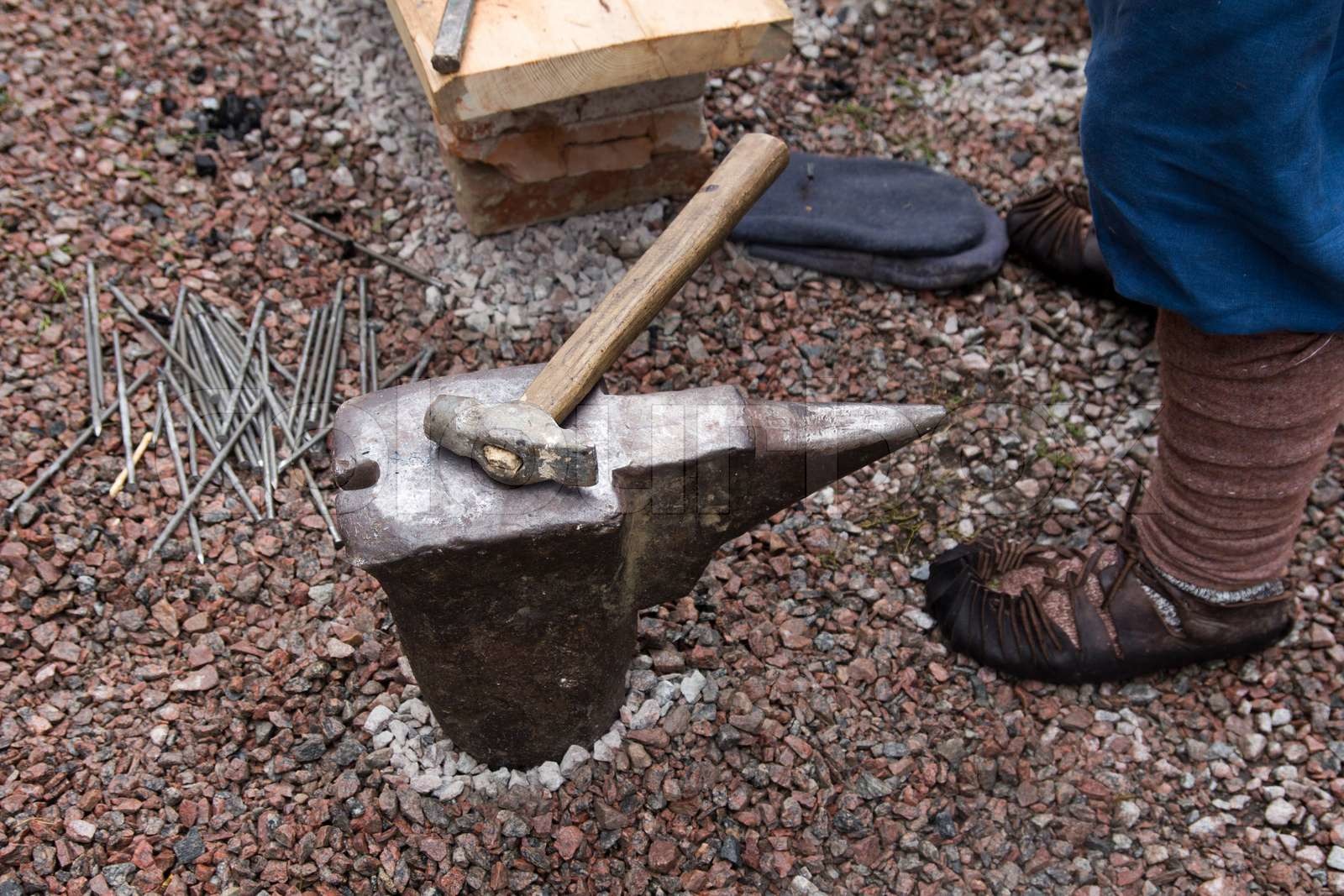 Hammer-Amboss | Stock Bild | Colourbox