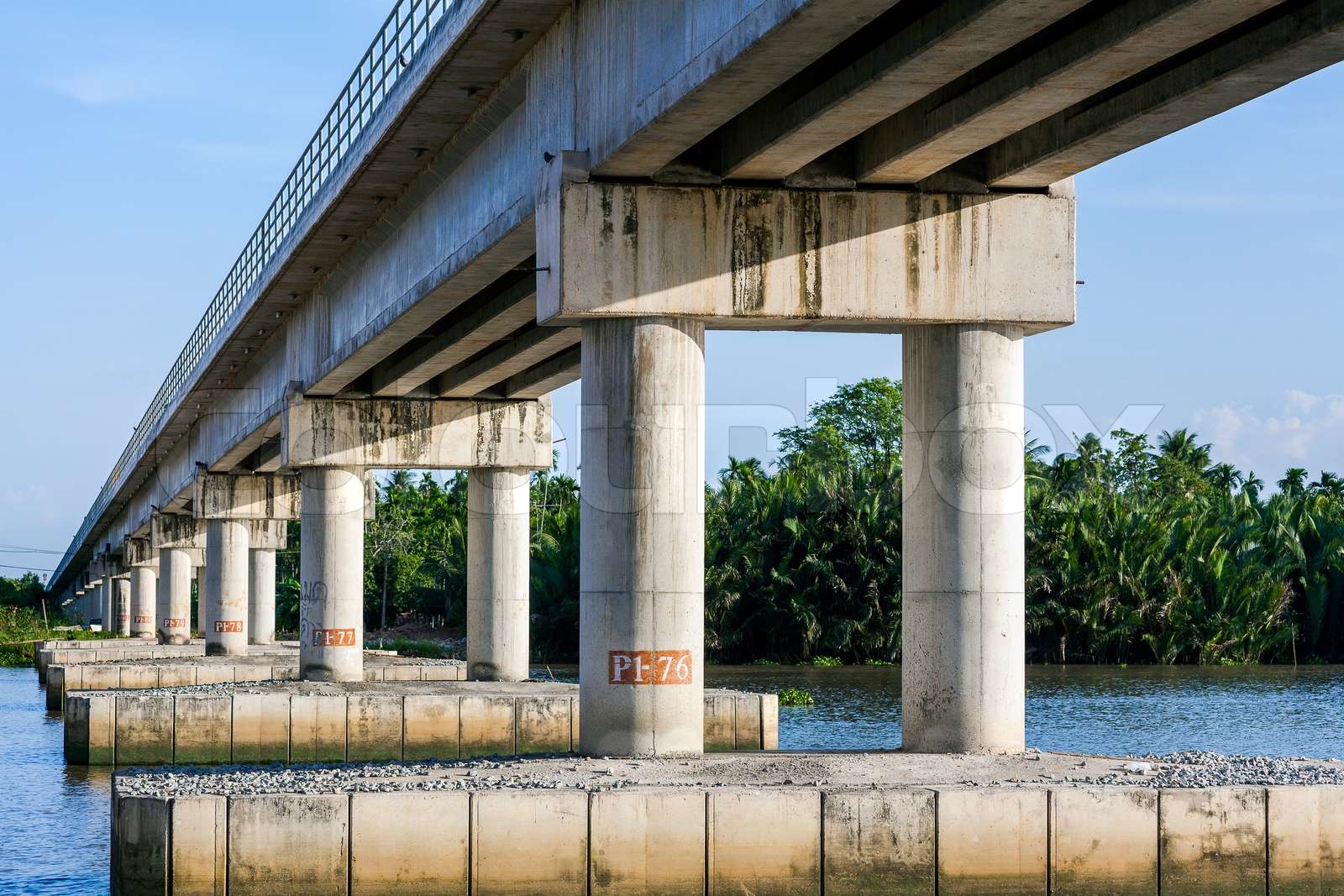 cement bridge | Stock image | Colourbox