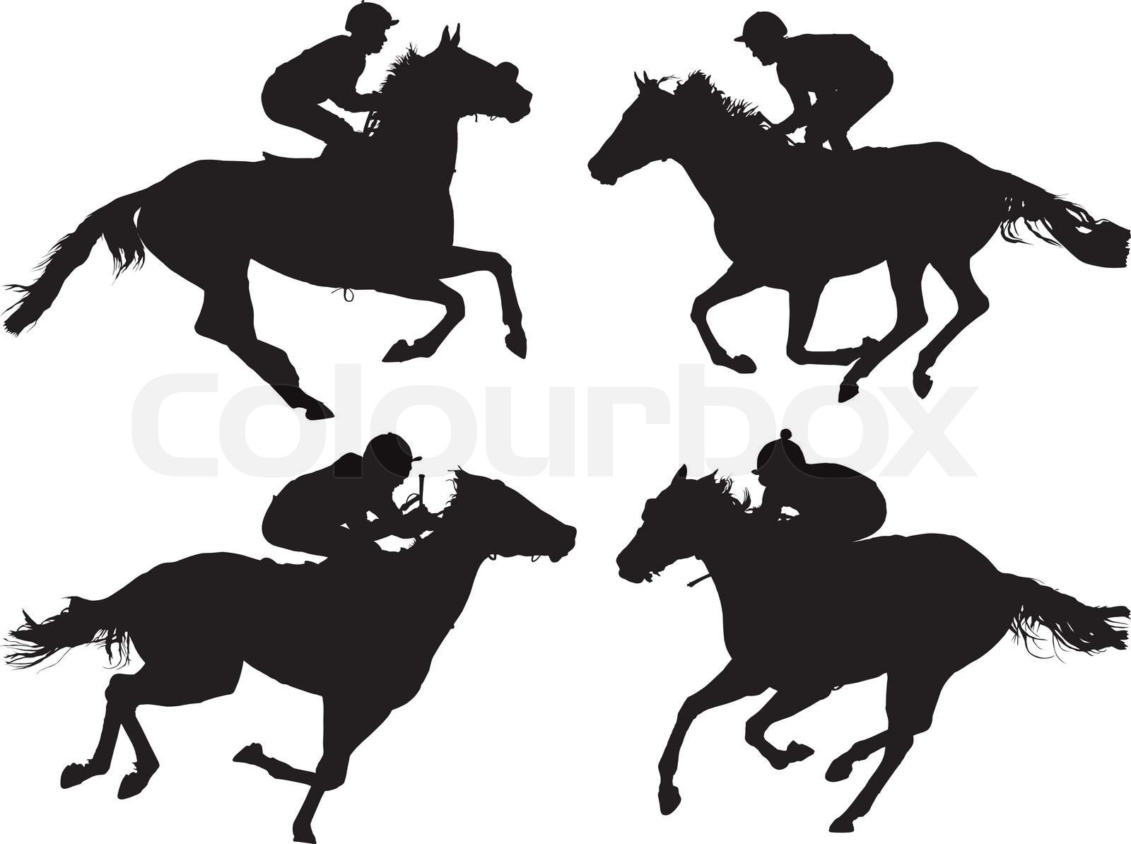Horse Racing | Stock vector | Colourbox