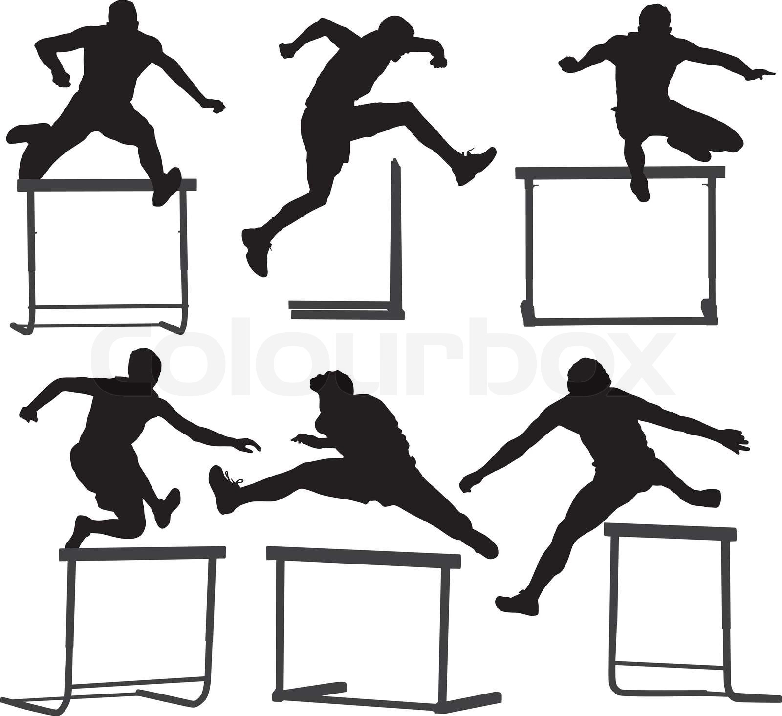 Hurdler | Stock vector | Colourbox