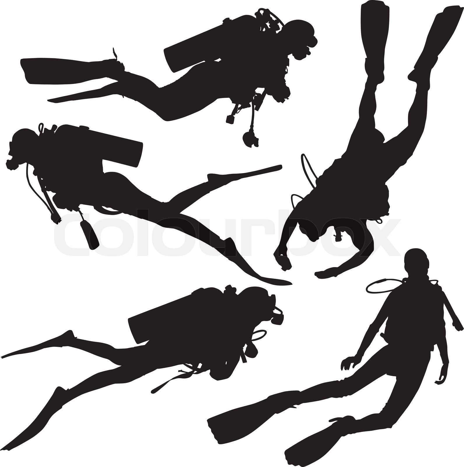 Diving | Stock vector | Colourbox