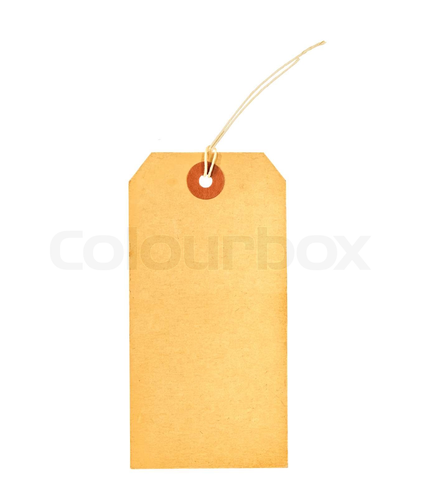 tag pap isoleret på hvid baggrund | Stock foto | Colourbox