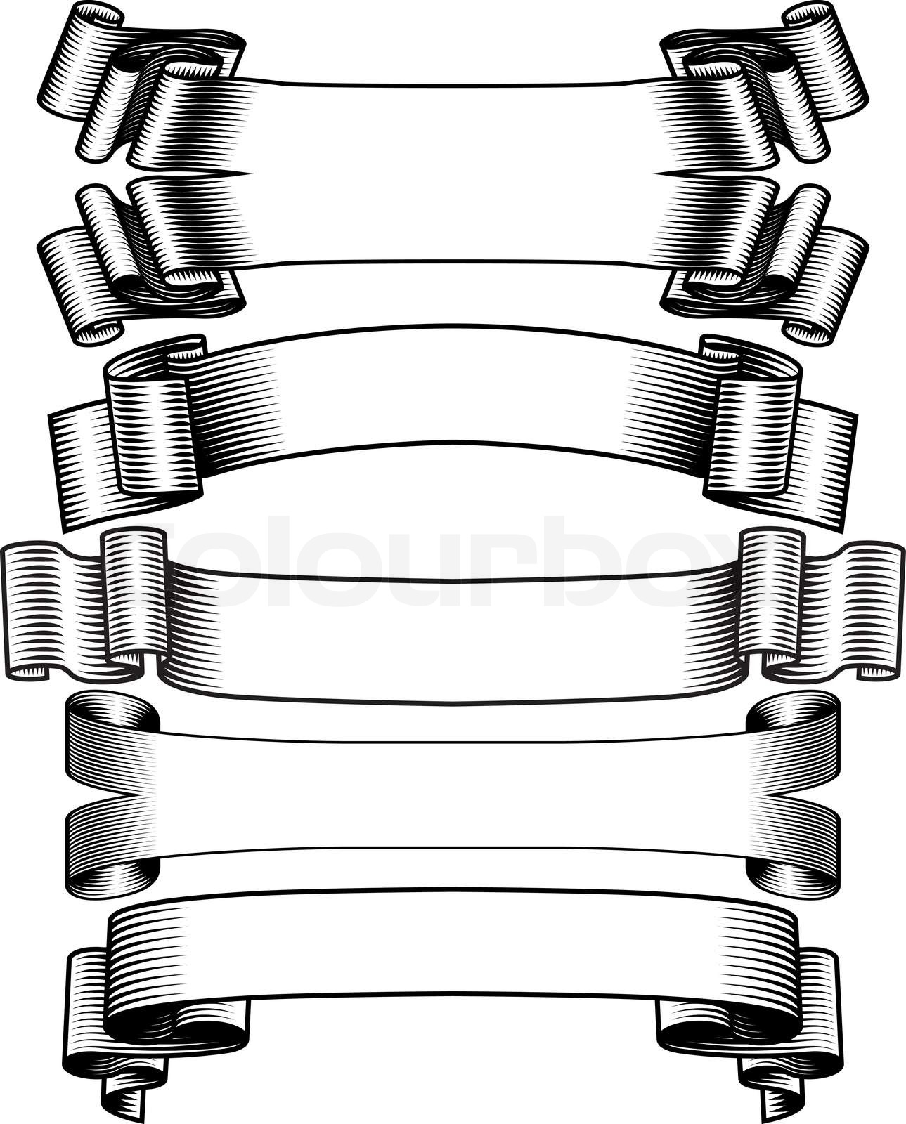 black and white banners set | Stock vector | Colourbox