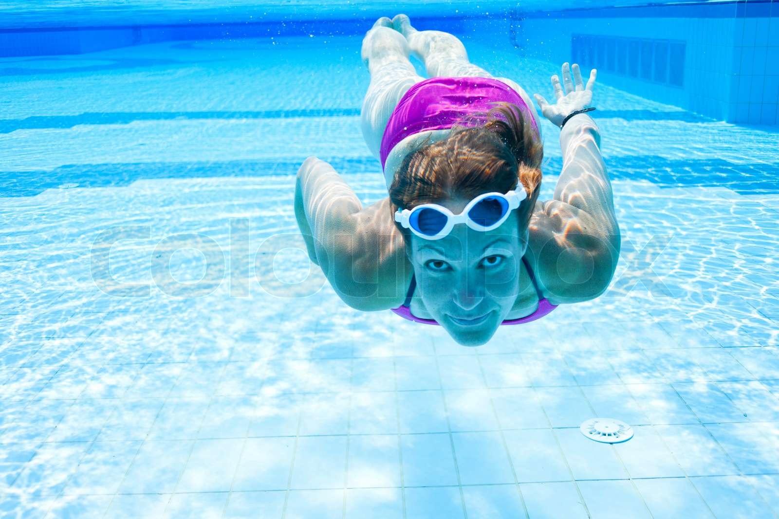 Underwater in pool | Stock image | Colourbox