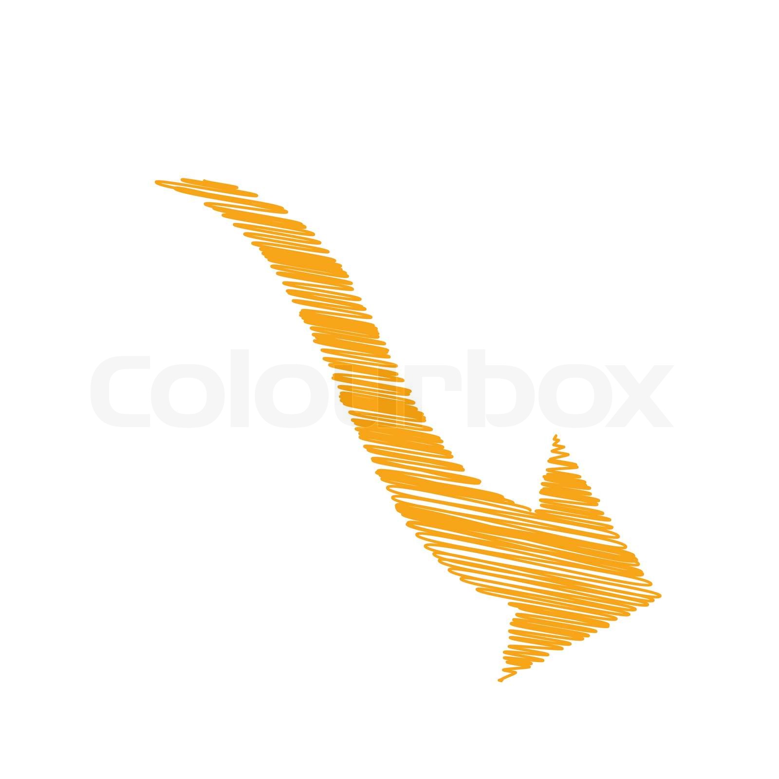 Scribble Pfeil | Stock-Vektor | Colourbox