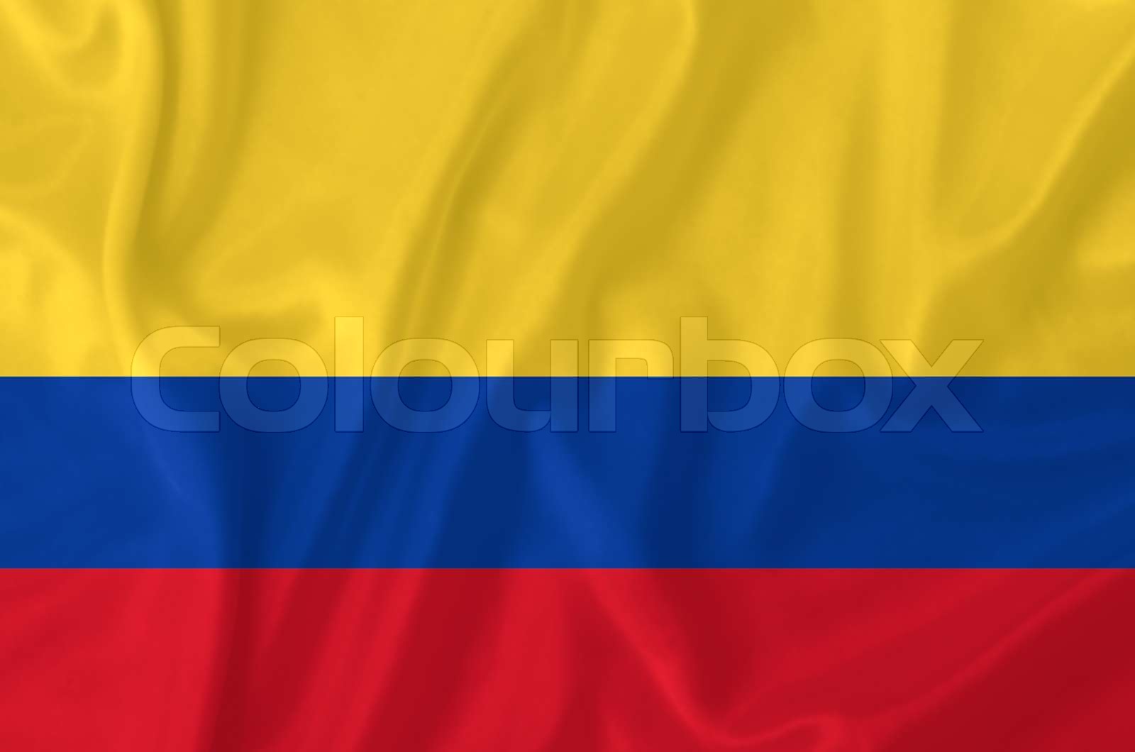 Colombia waving flag | Stock image | Colourbox