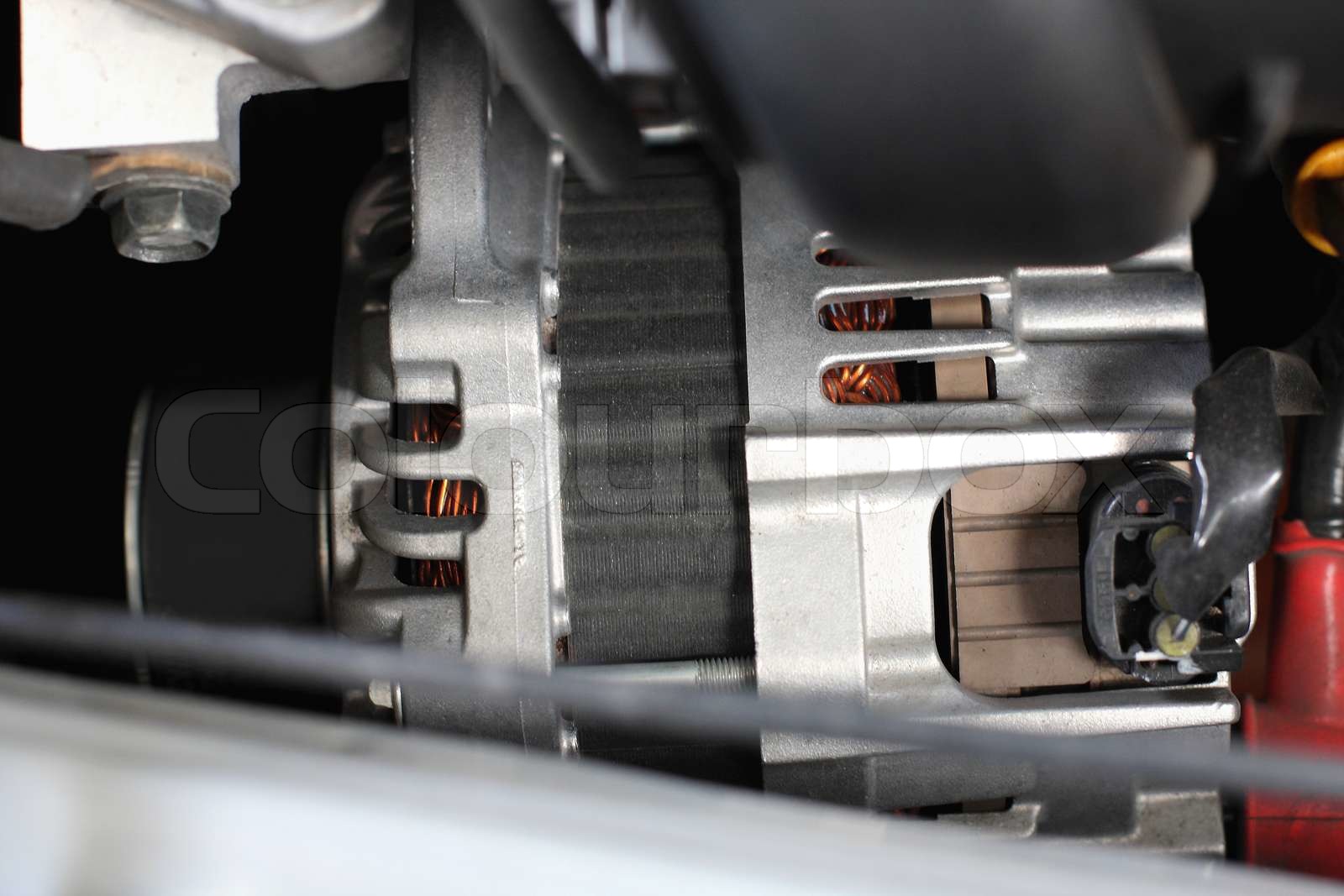 The starter motor of car | Stock image | Colourbox