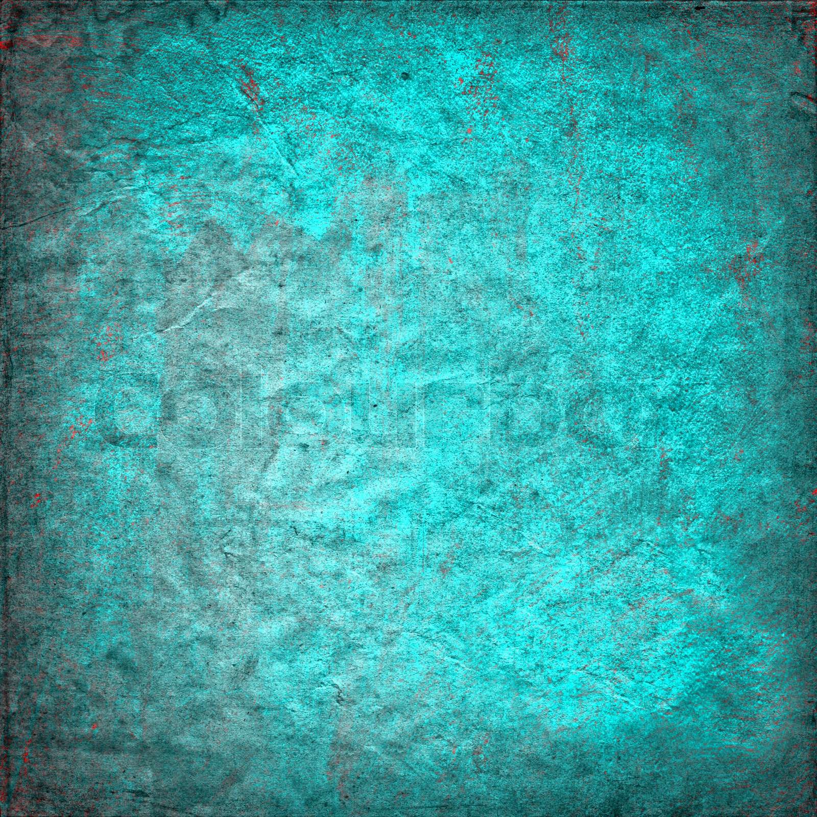 Turquoise grunge background | Stock image | Colourbox