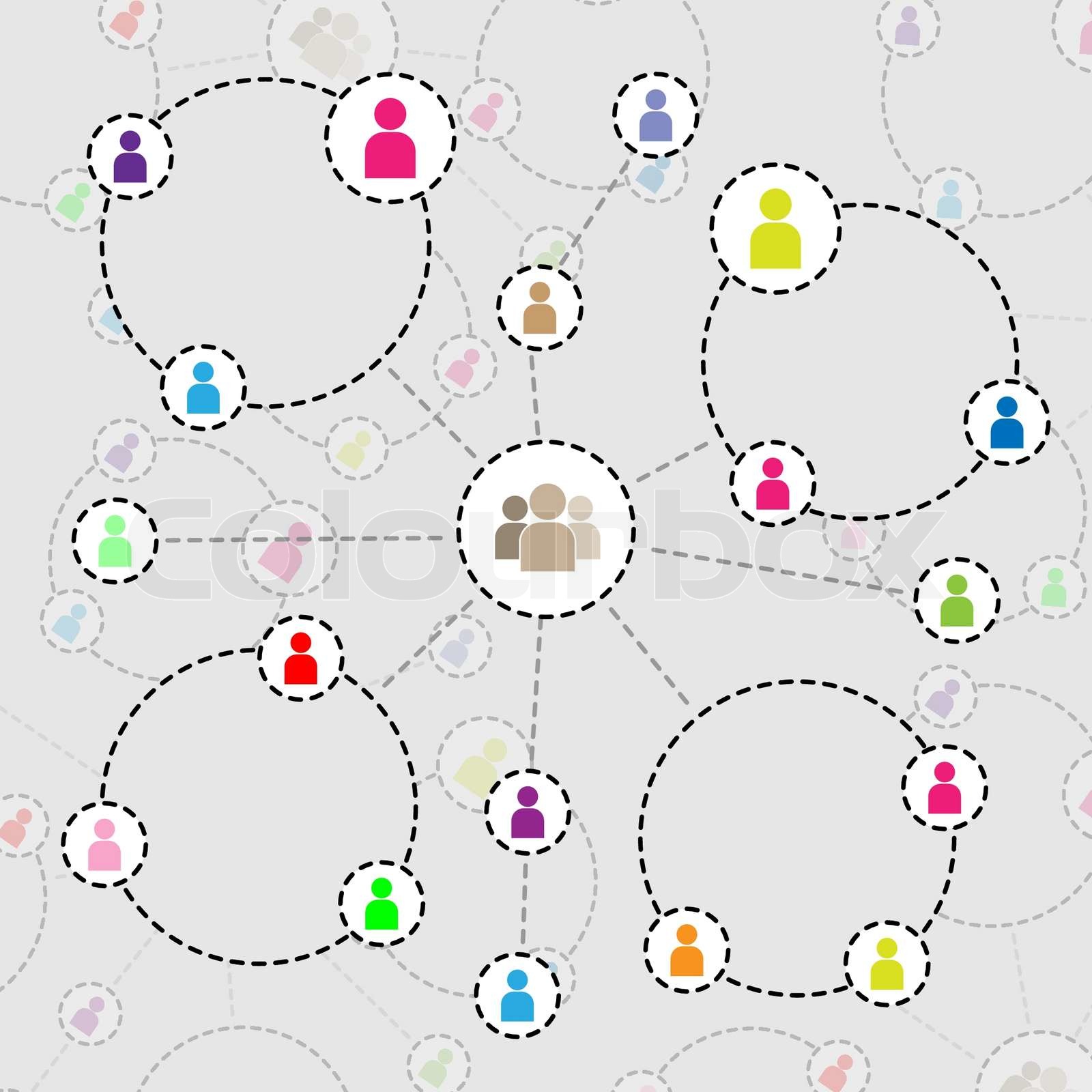 Social Network | Stock vector | Colourbox