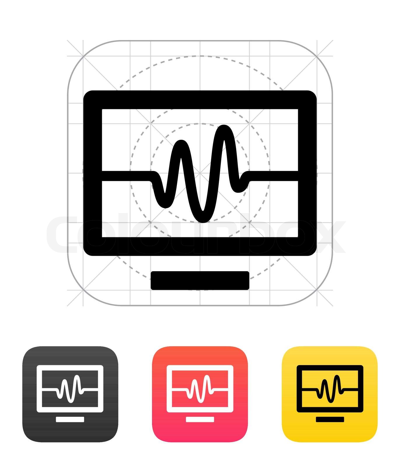 TV signal icon Vector illustration | Stock vector | Colourbox
