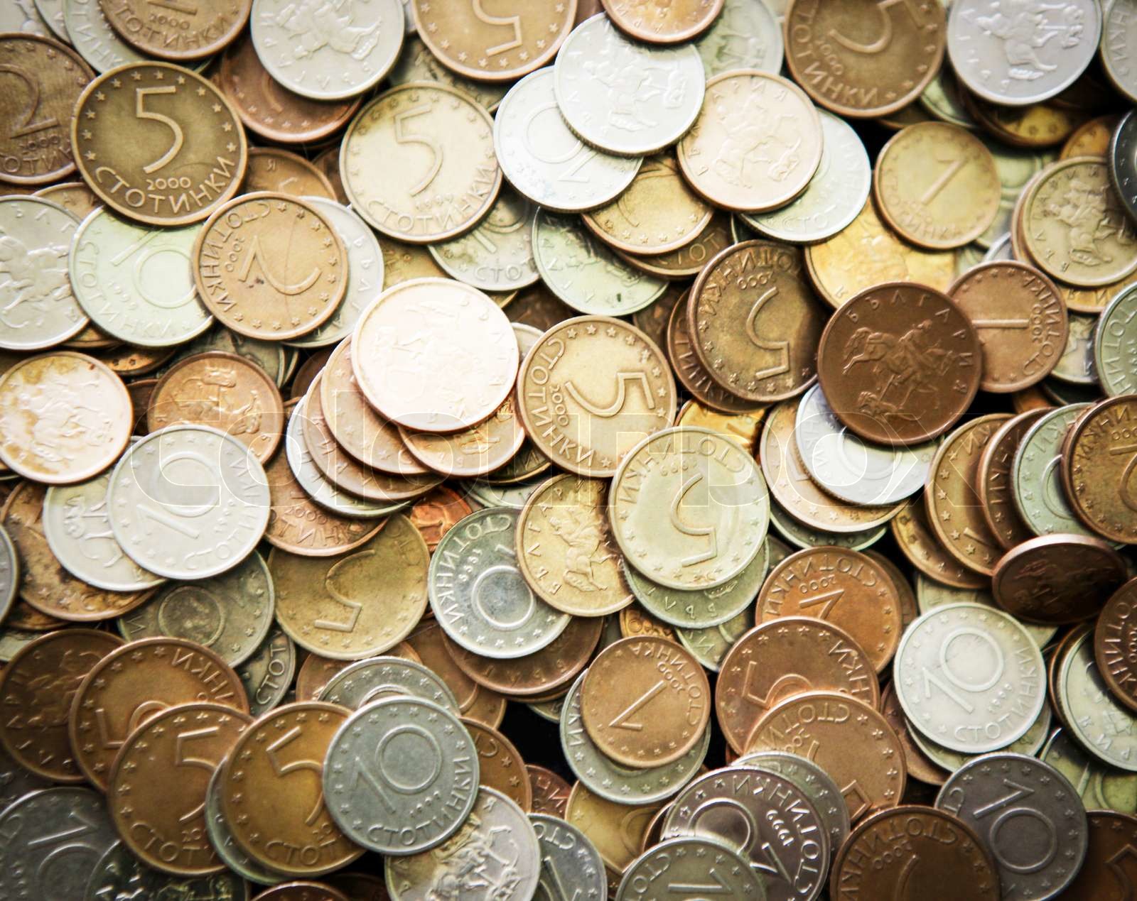 Coins Background | Stock image | Colourbox