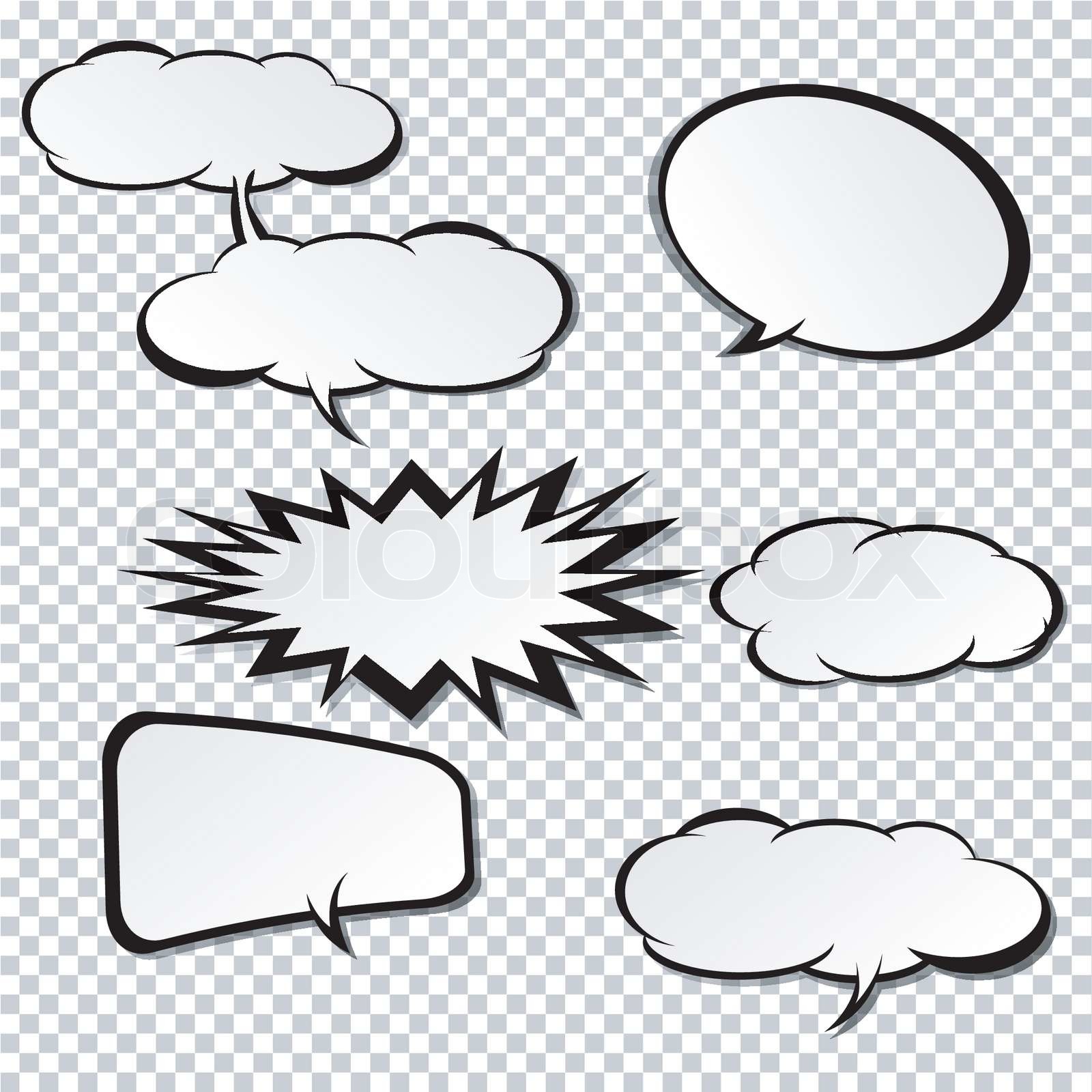 Comic Speech Bubble Clip Art