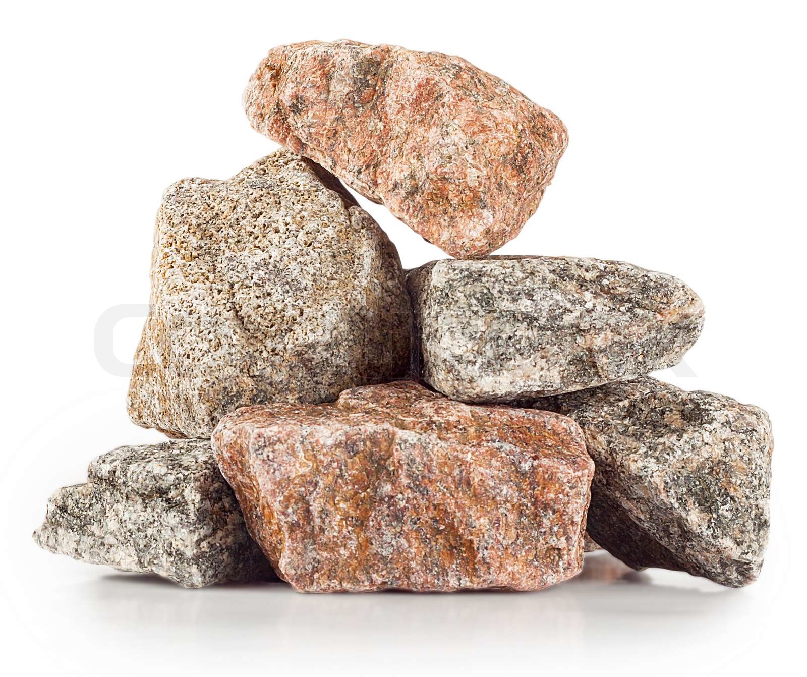 Pyramid of granite blocks | Stock image | Colourbox