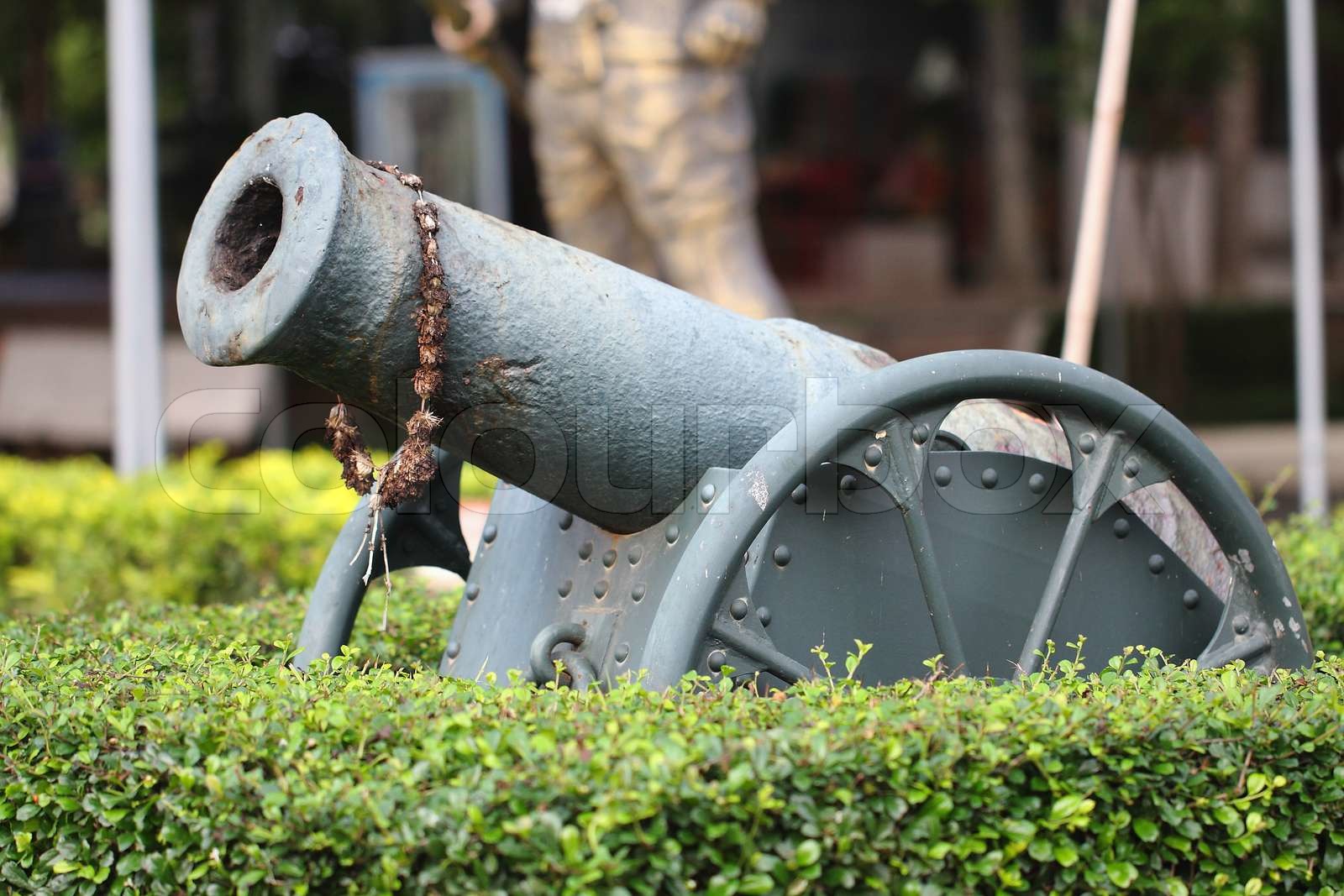Historic cannon on display | Stock image | Colourbox