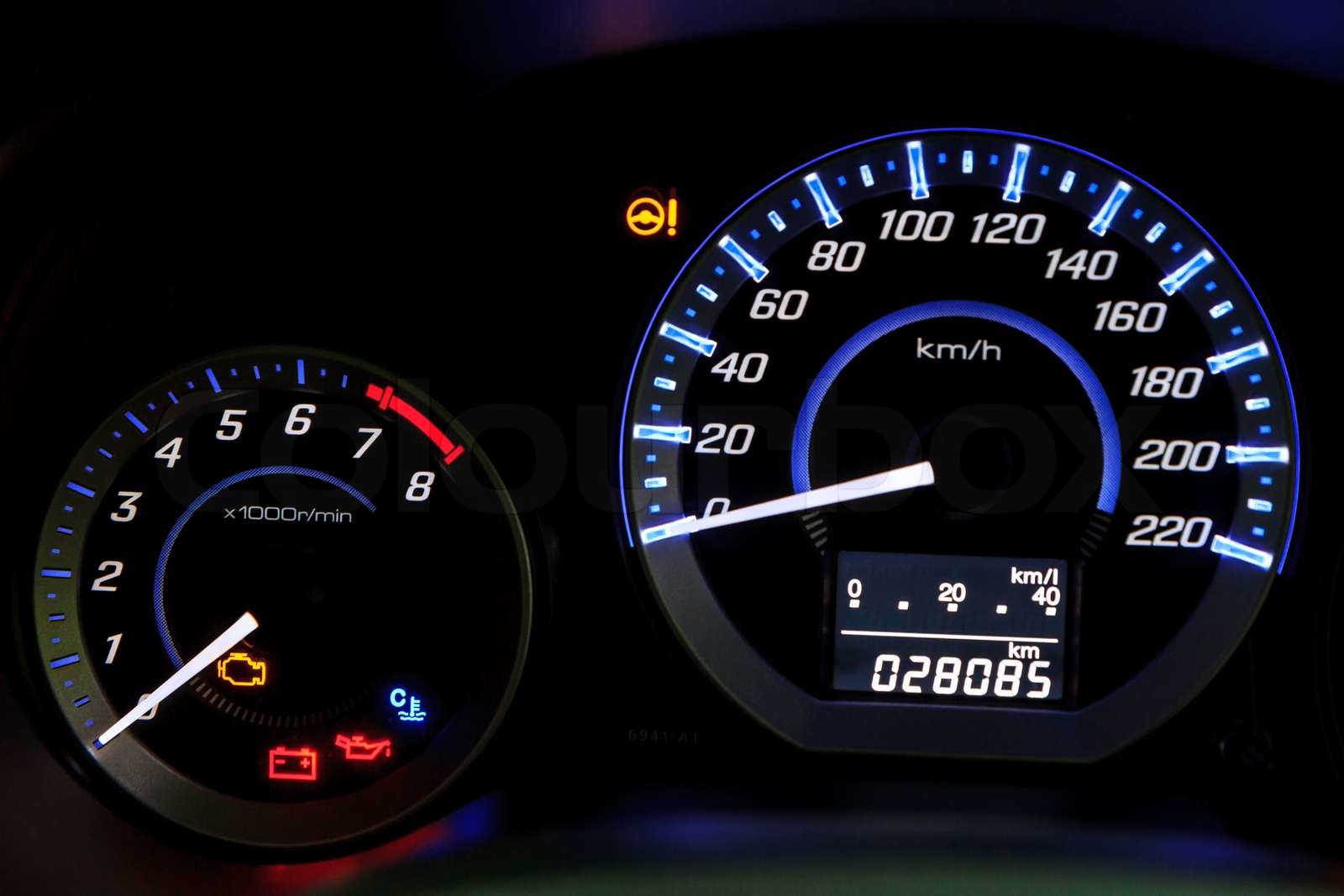 Auto Tacho | Stock Bild | Colourbox