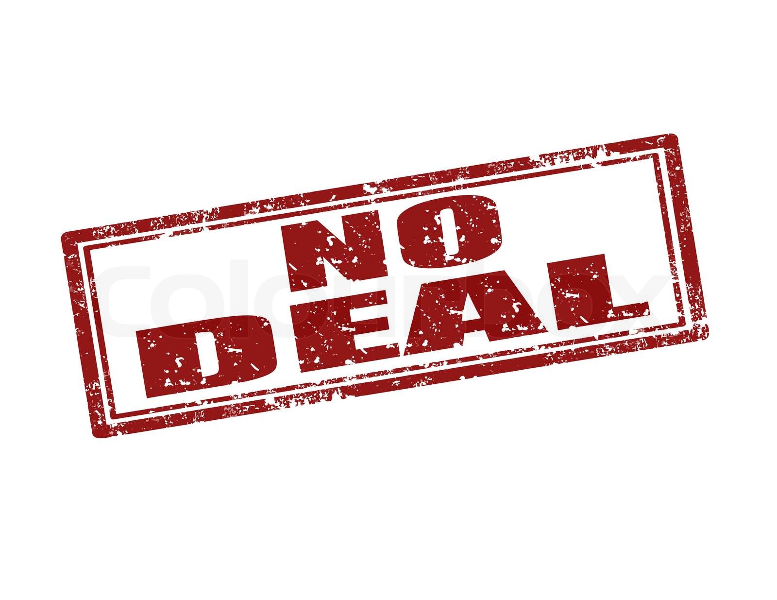 No Deal - Stempel | Stock-Vektor | Colourbox