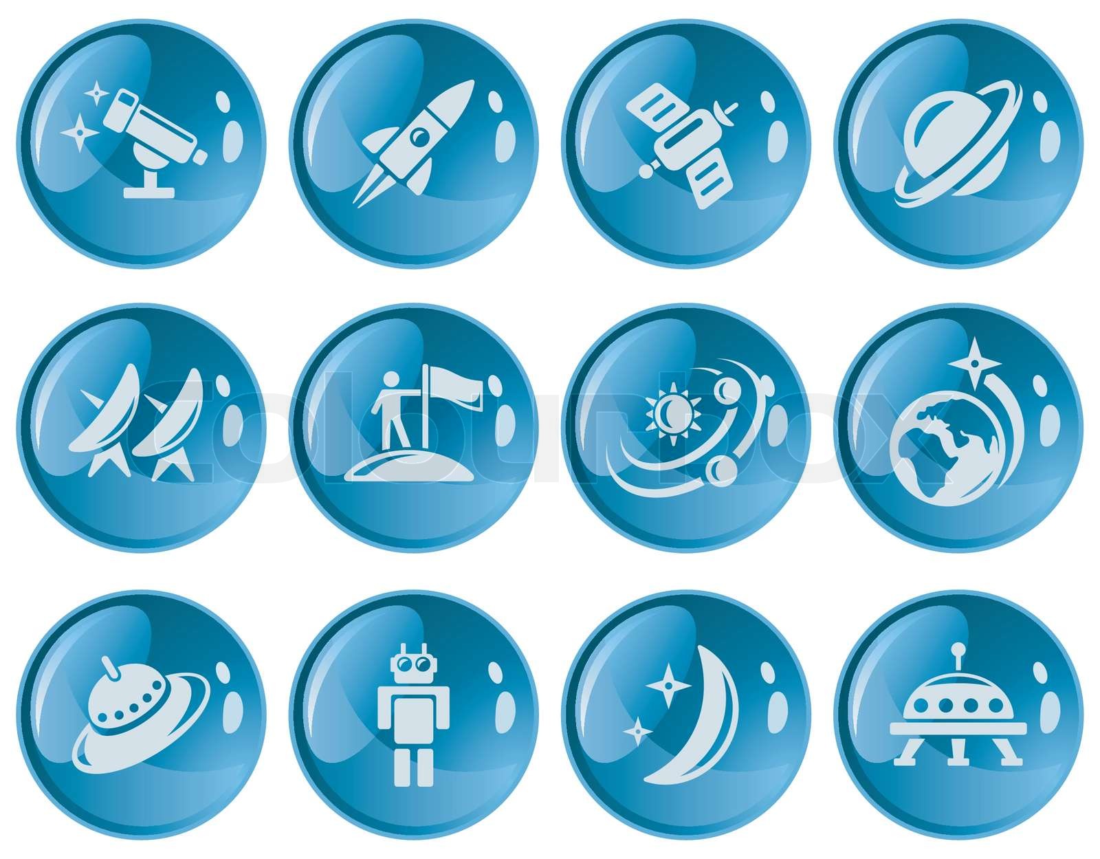 Space buttons | Stock vector | Colourbox