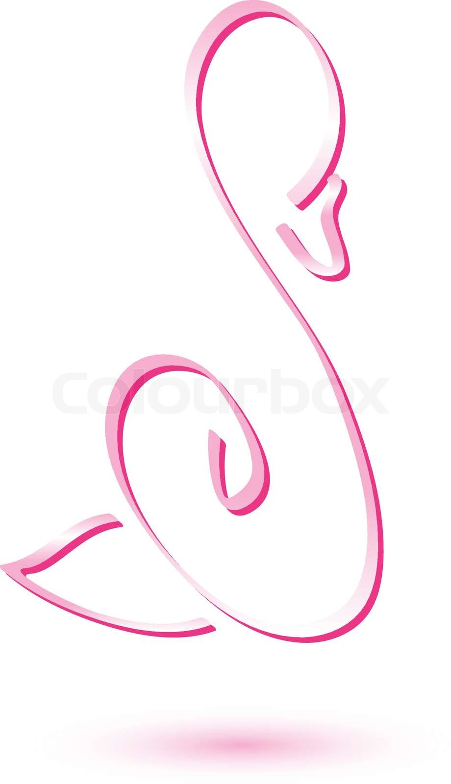 Svane logo skabelon | Stock vektor | Colourbox