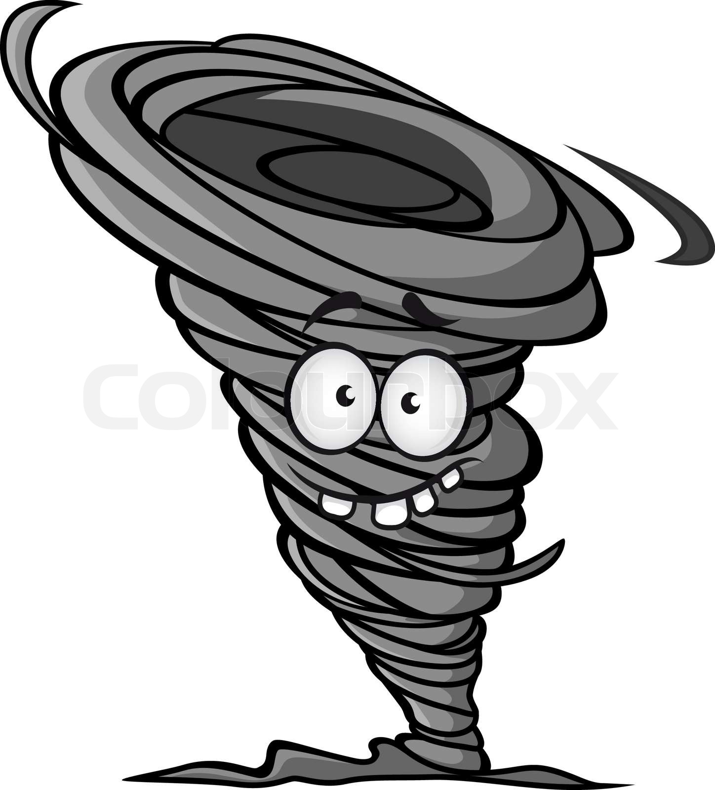 Cartoon-Hurrikan | Stock-Vektor | Colourbox