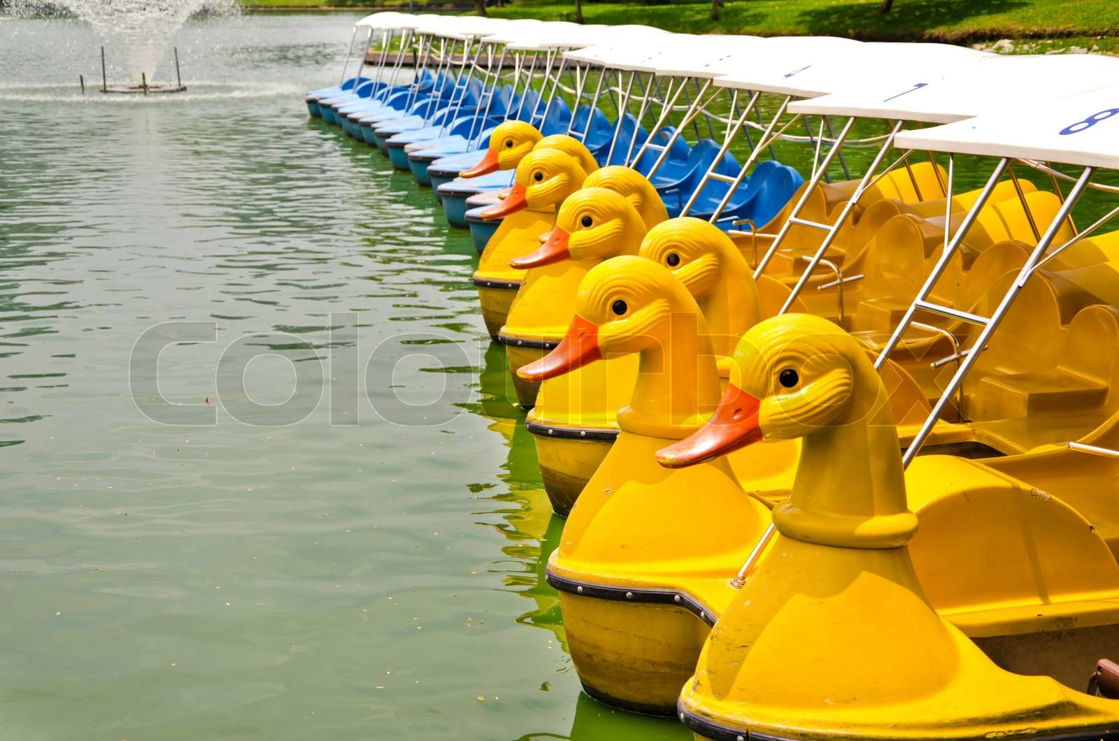 duck look-alike boat | Stock image | Colourbox