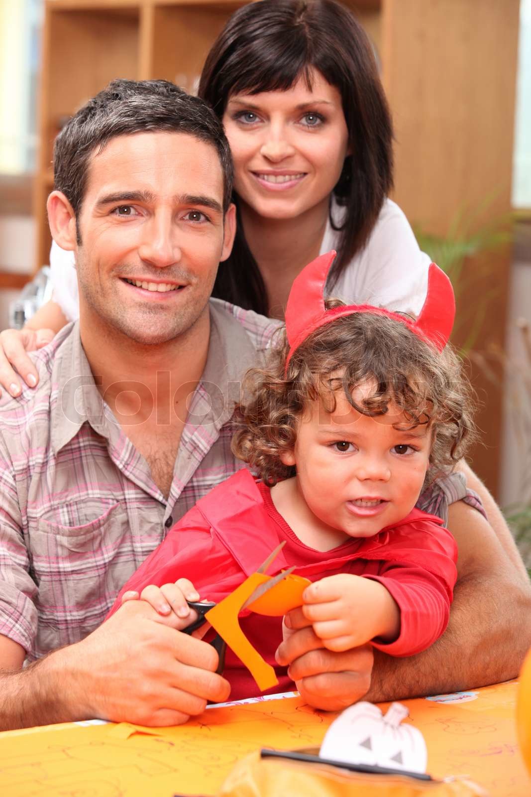 Family portrait | Stock image | Colourbox