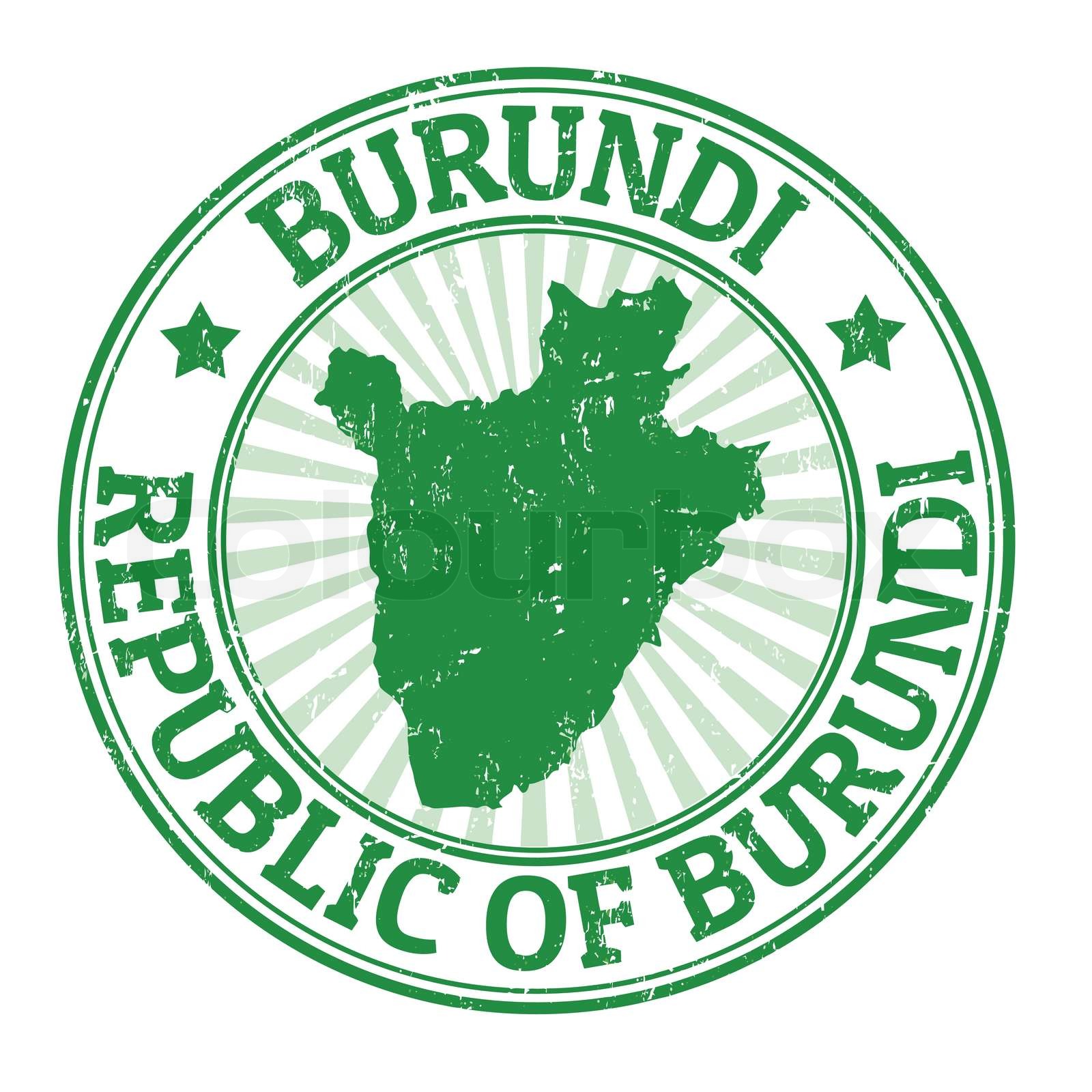 Burundi stamp | Stock vector | Colourbox