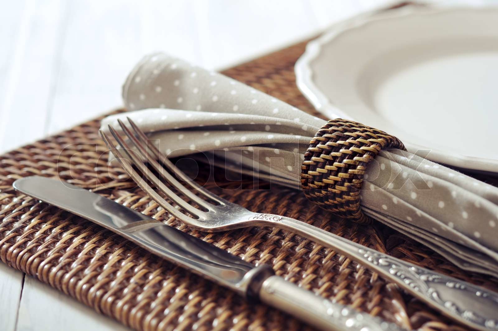 Besteck | Stock Bild | Colourbox