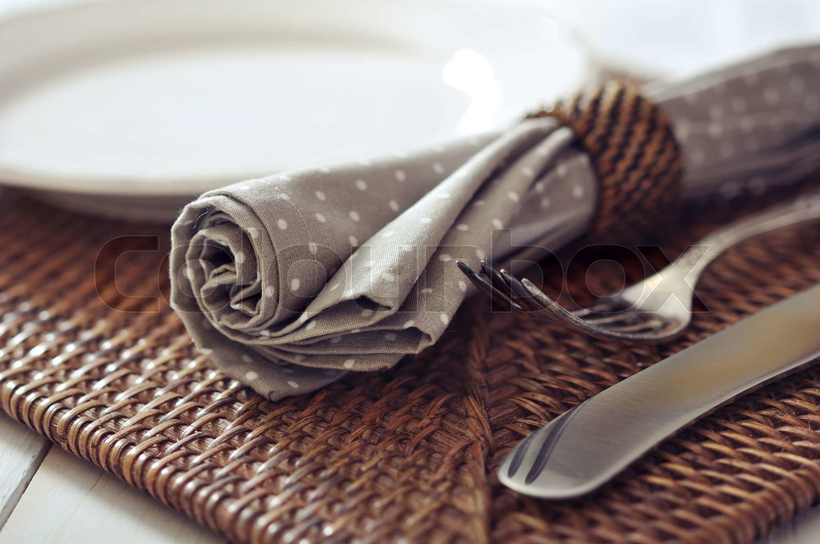 Besteck | Stock Bild | Colourbox