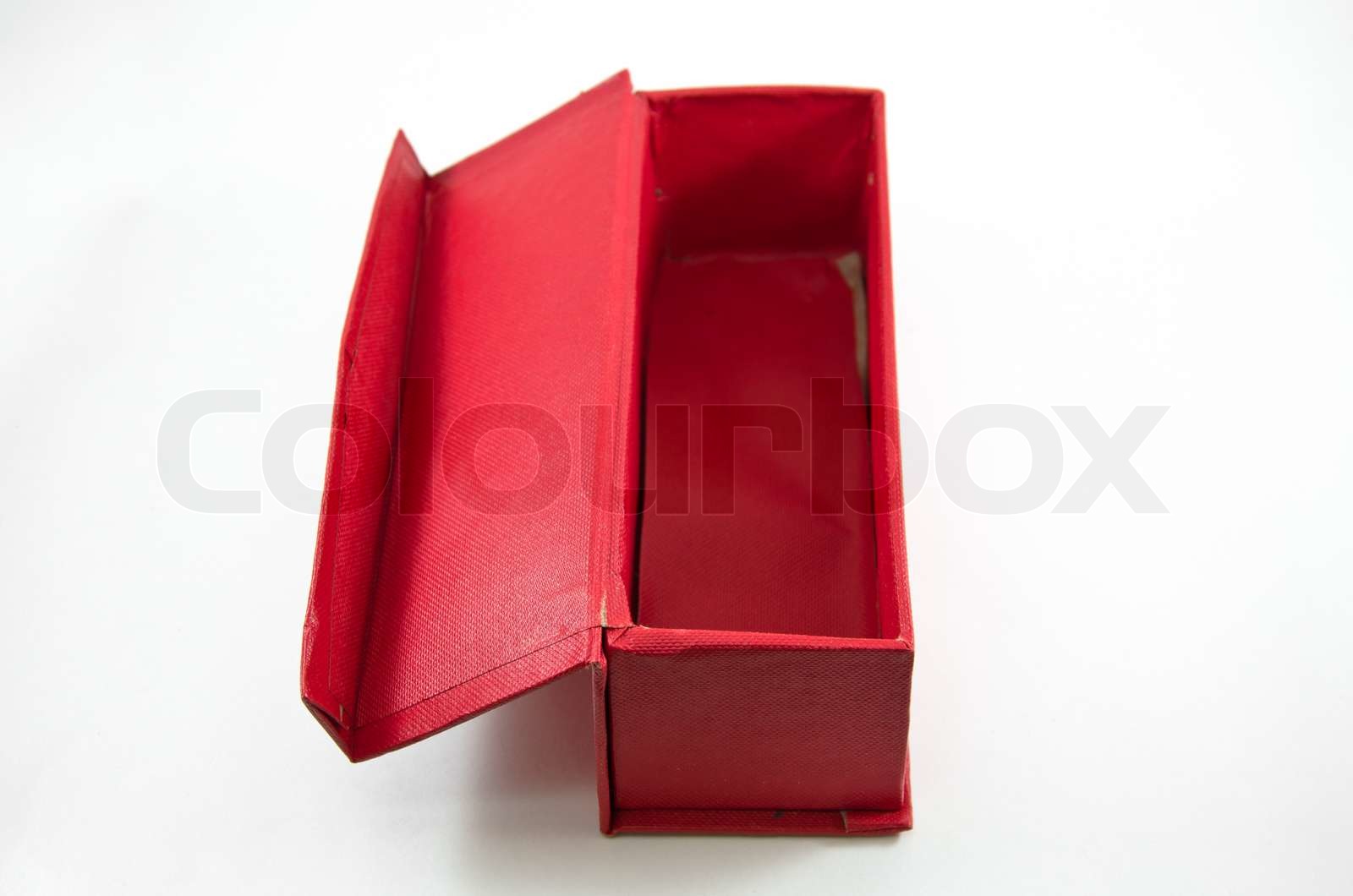 red box, isolated | Stock image | Colourbox