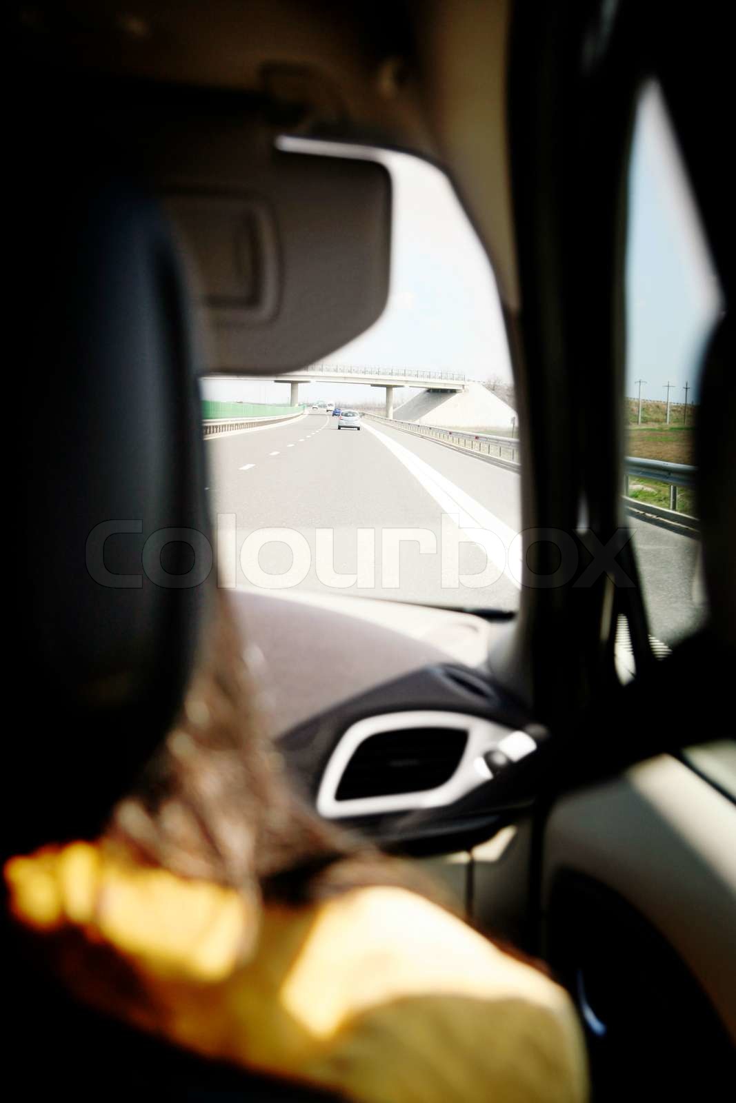 Car driving | Stock image | Colourbox