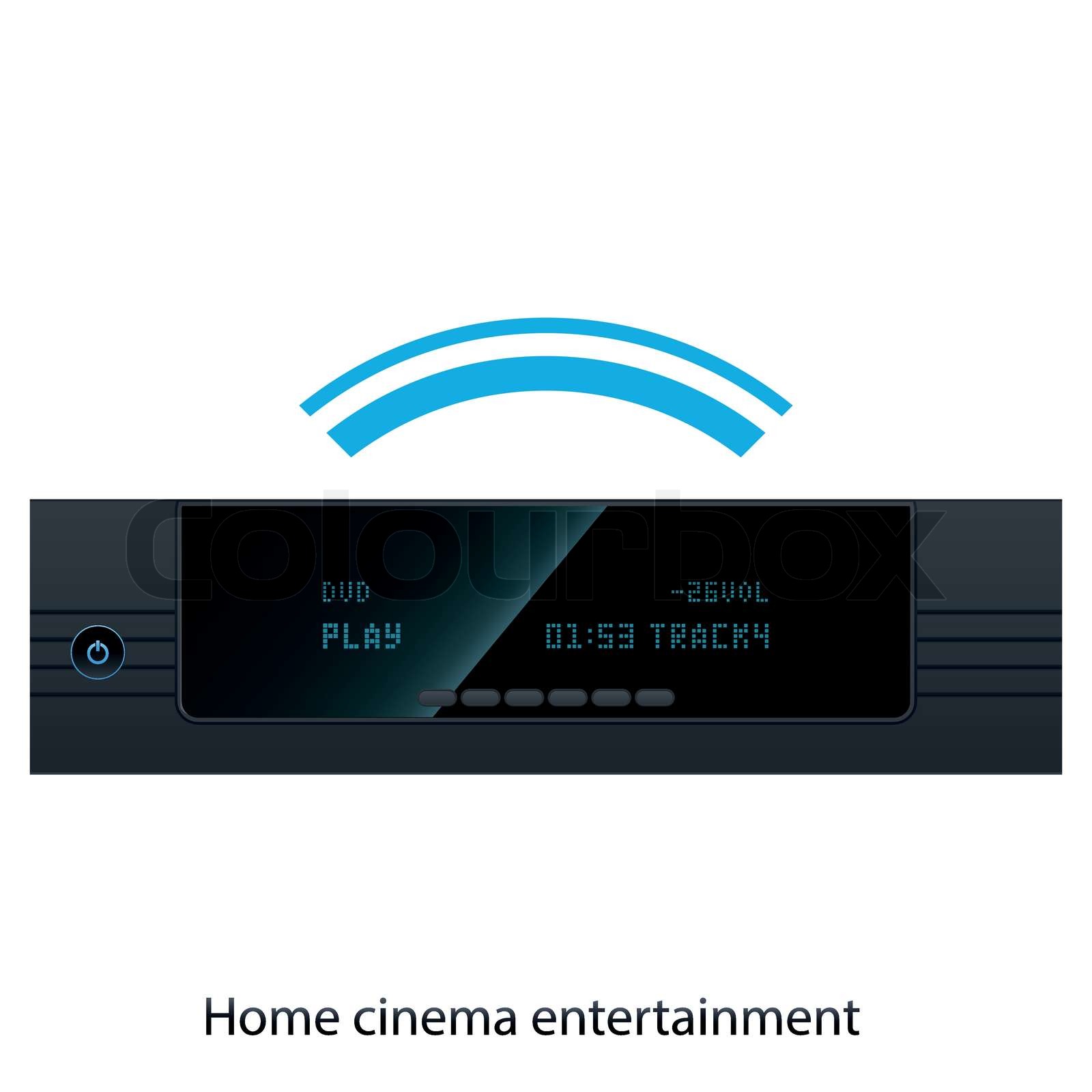 HD Media Player | Stock vector | Colourbox