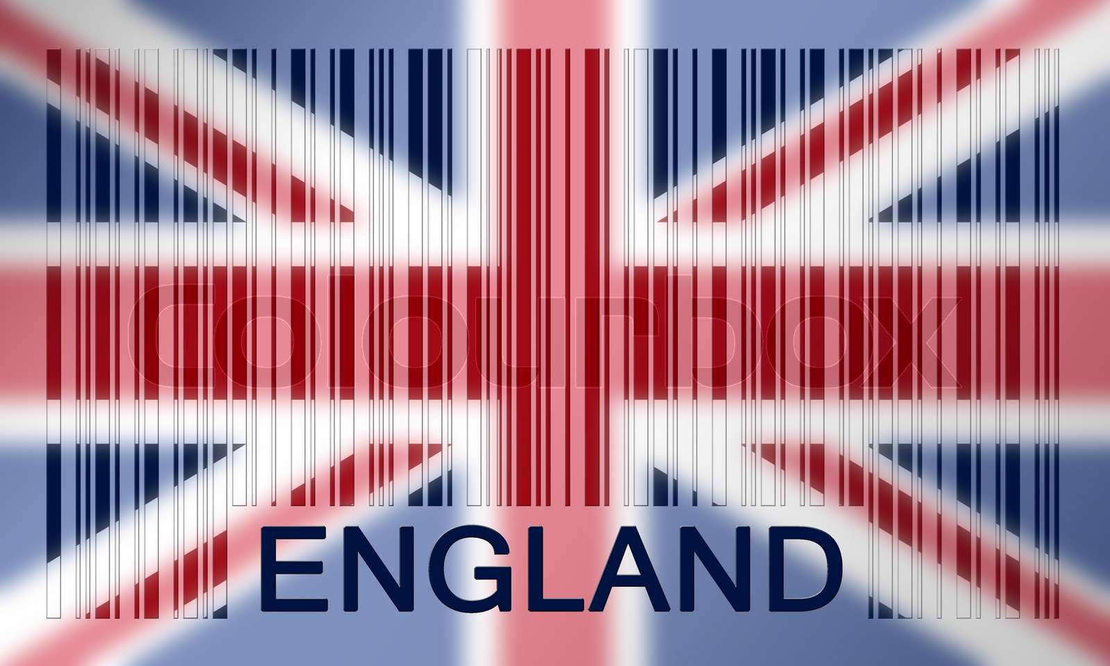 Barcode flag | Stock image | Colourbox