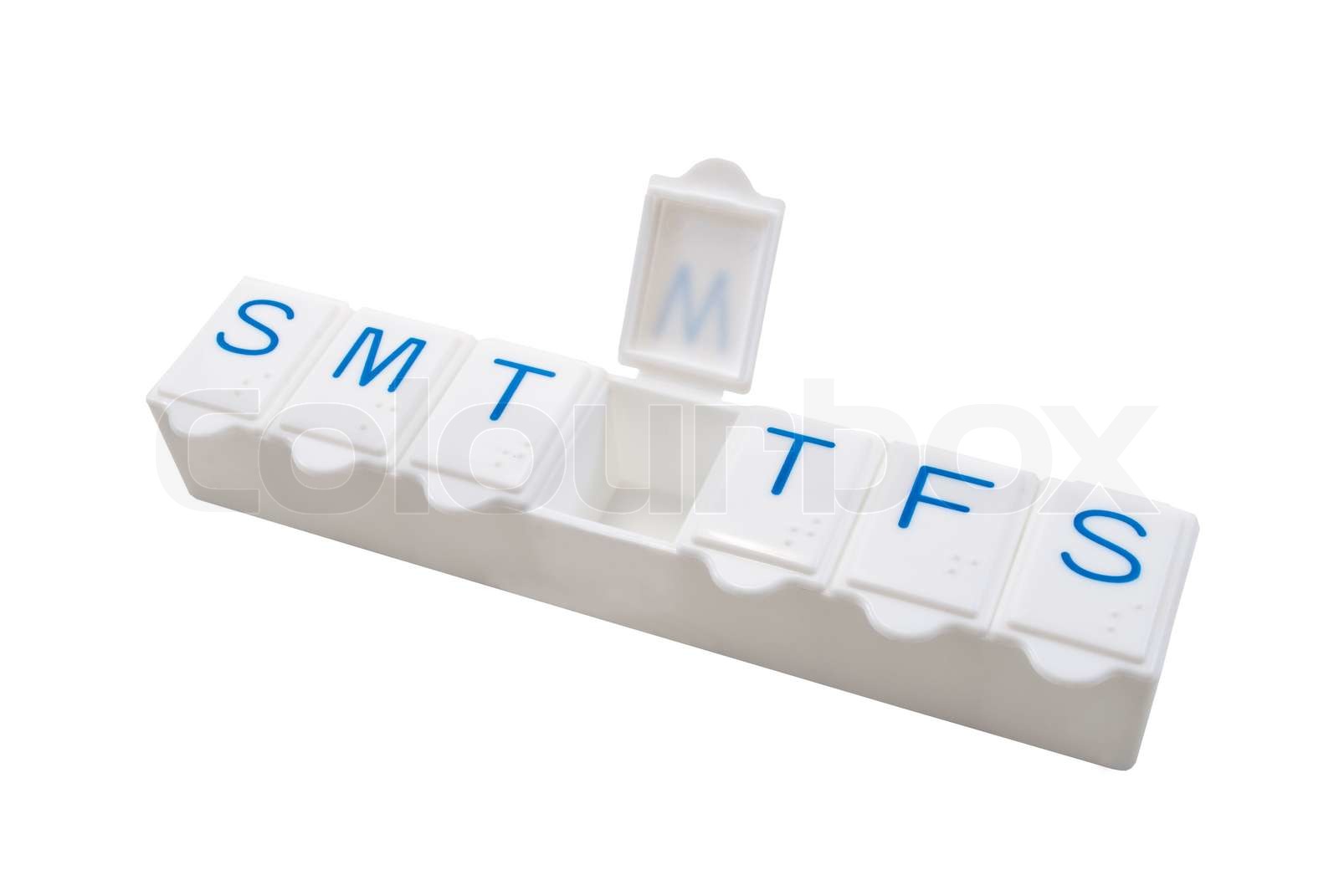 medicine dose box,isolted | Stock image | Colourbox