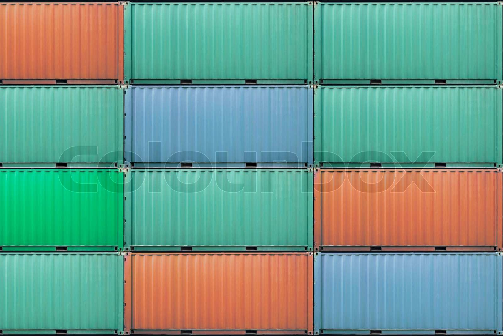 Container Stapel | Stock Bild | Colourbox