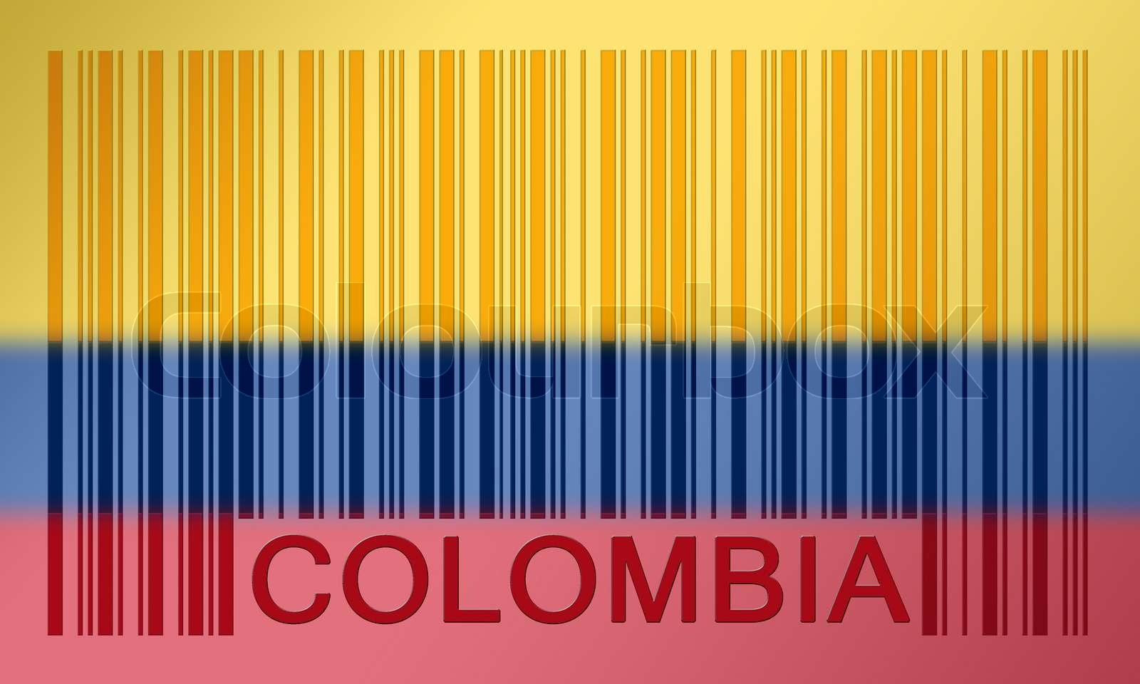 Barcode flag | Stock image | Colourbox