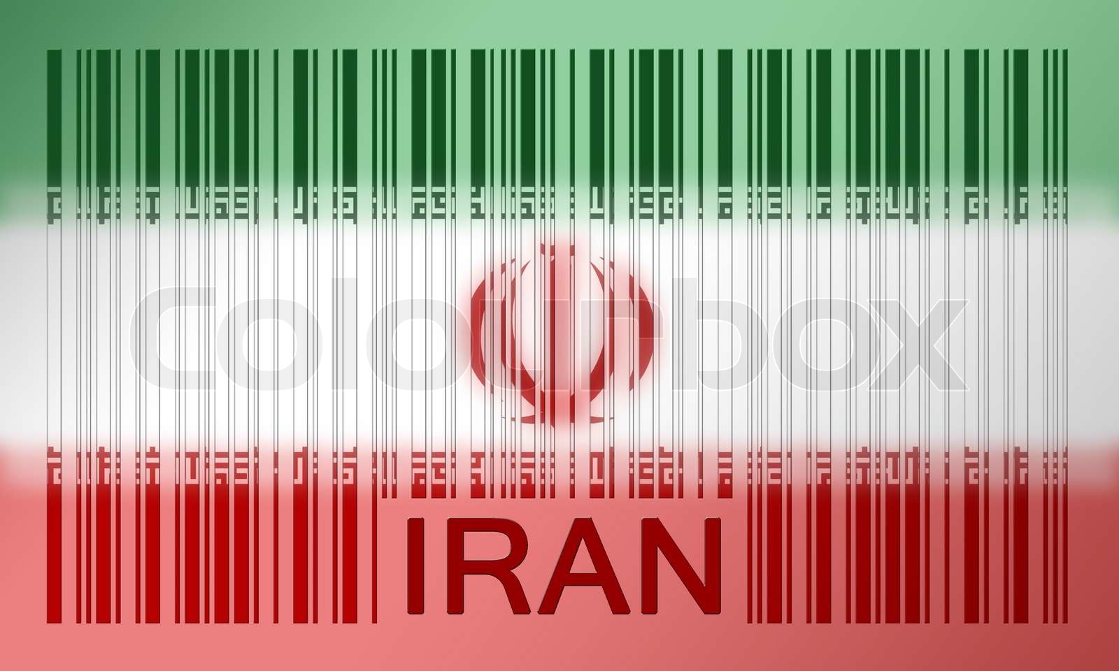 Barcode flag | Stock image | Colourbox