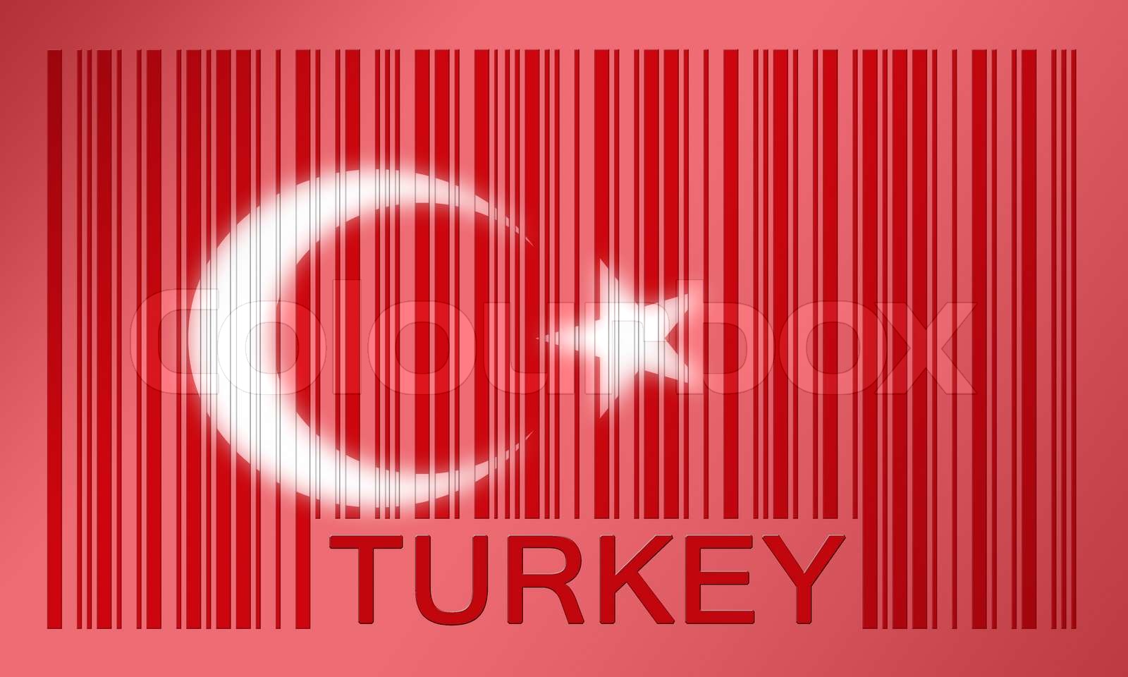 Barcode flag | Stock image | Colourbox