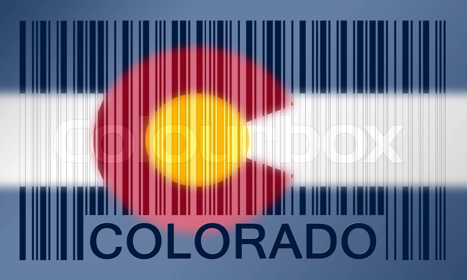 Barcode flag | Stock image | Colourbox