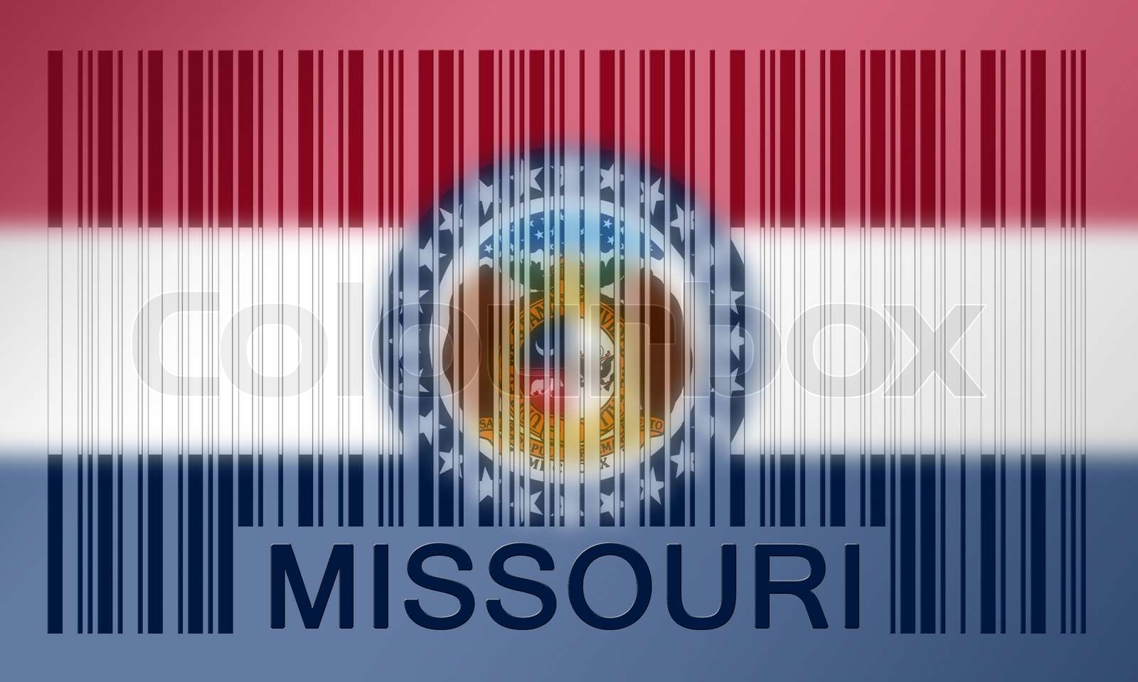 Barcode flag | Stock image | Colourbox