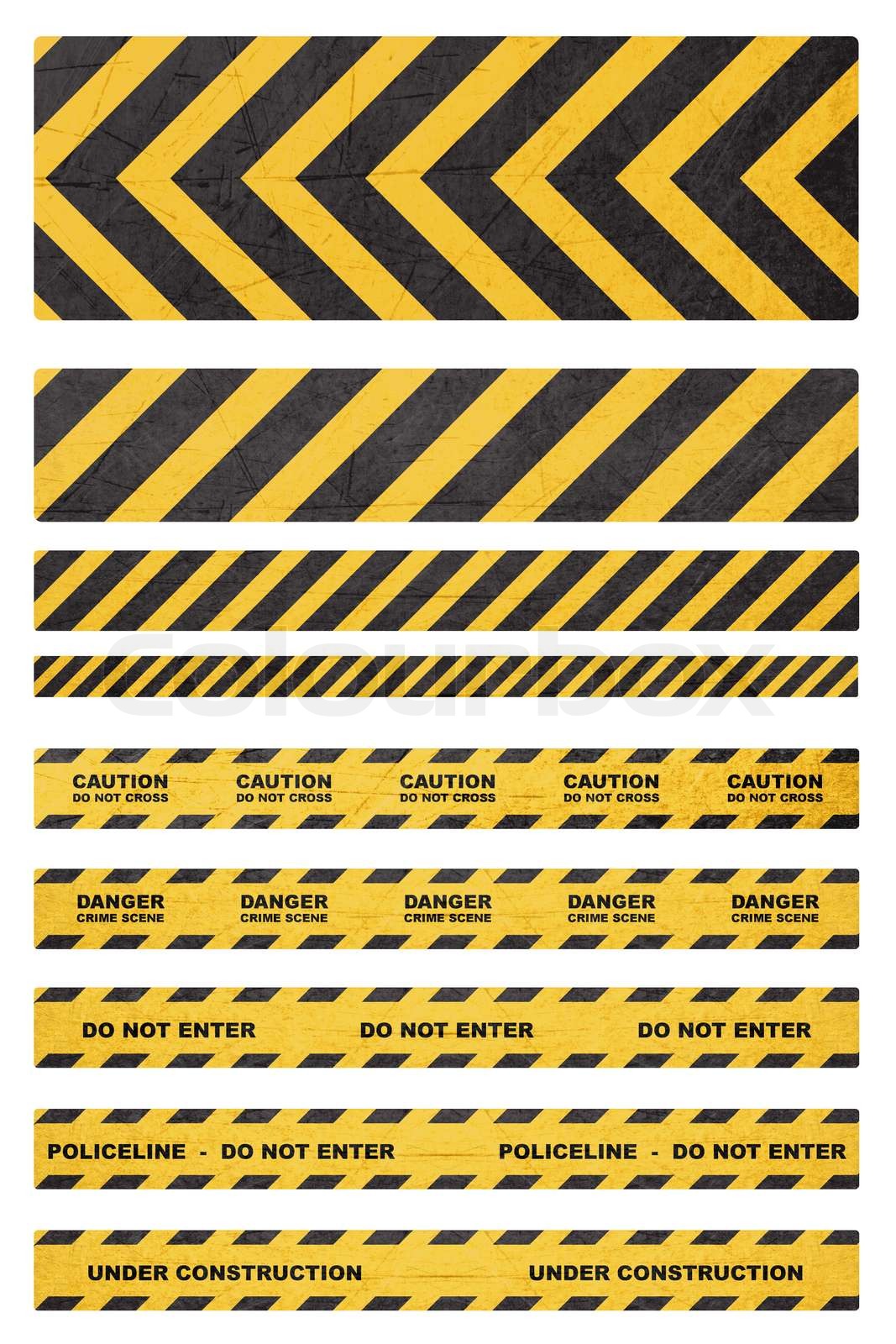 Caution tape | Stock image | Colourbox