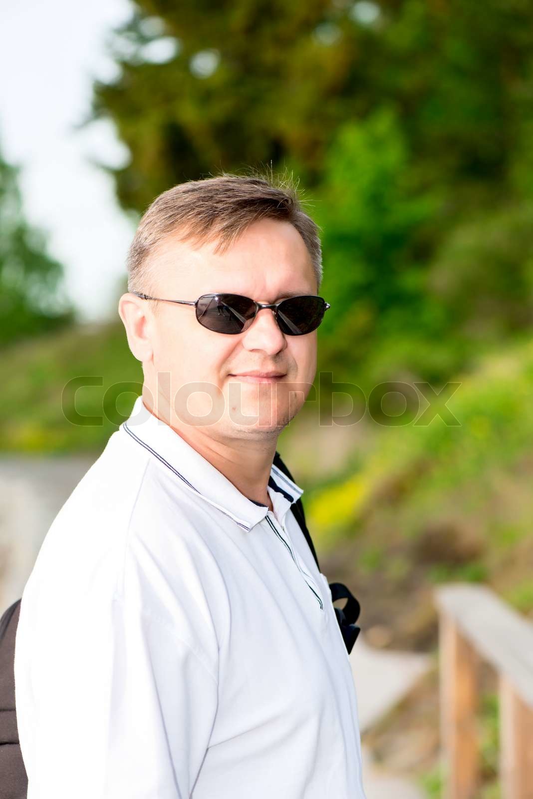 Middle aged men portrait | Stock image | Colourbox