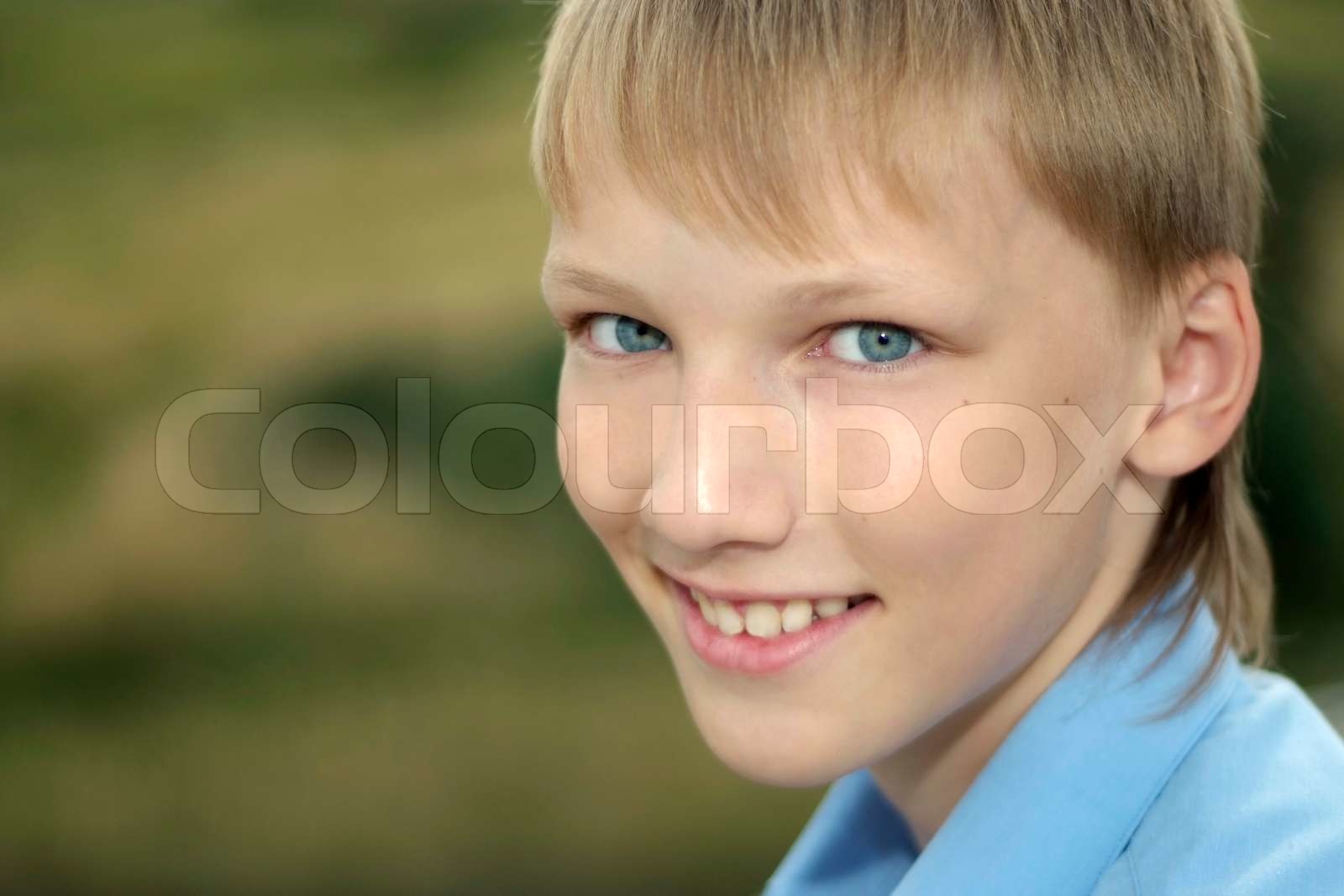 nice boy posing | Stock image | Colourbox