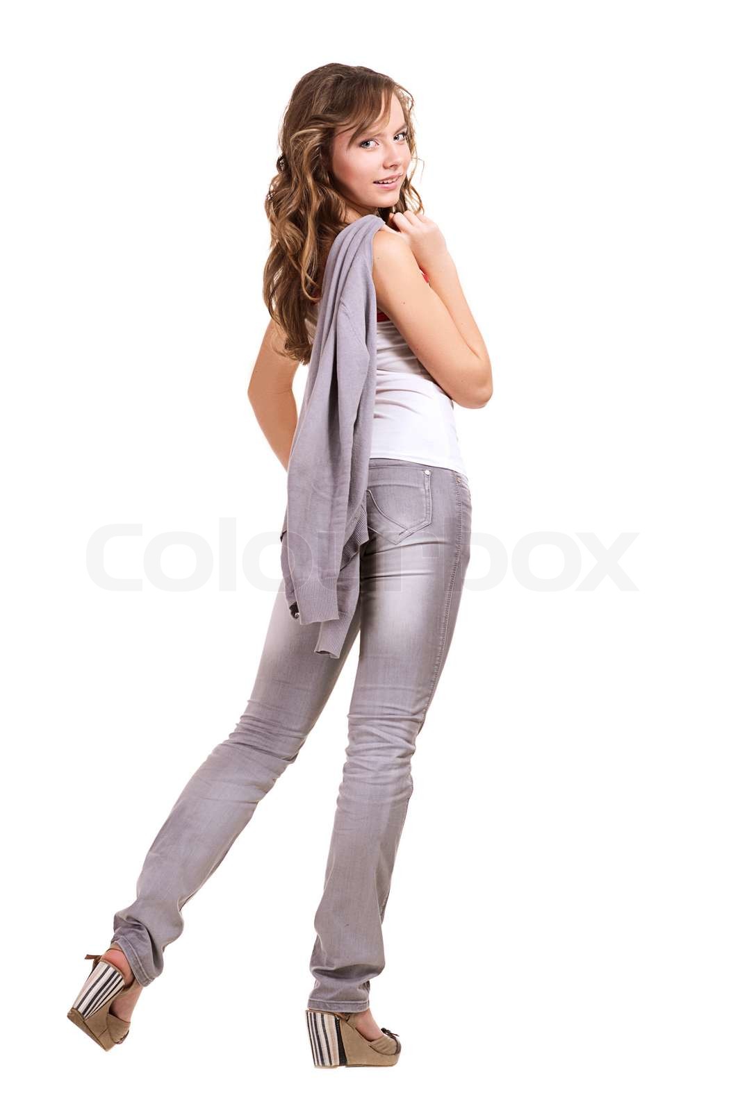 pretty woman posing | Stock image | Colourbox