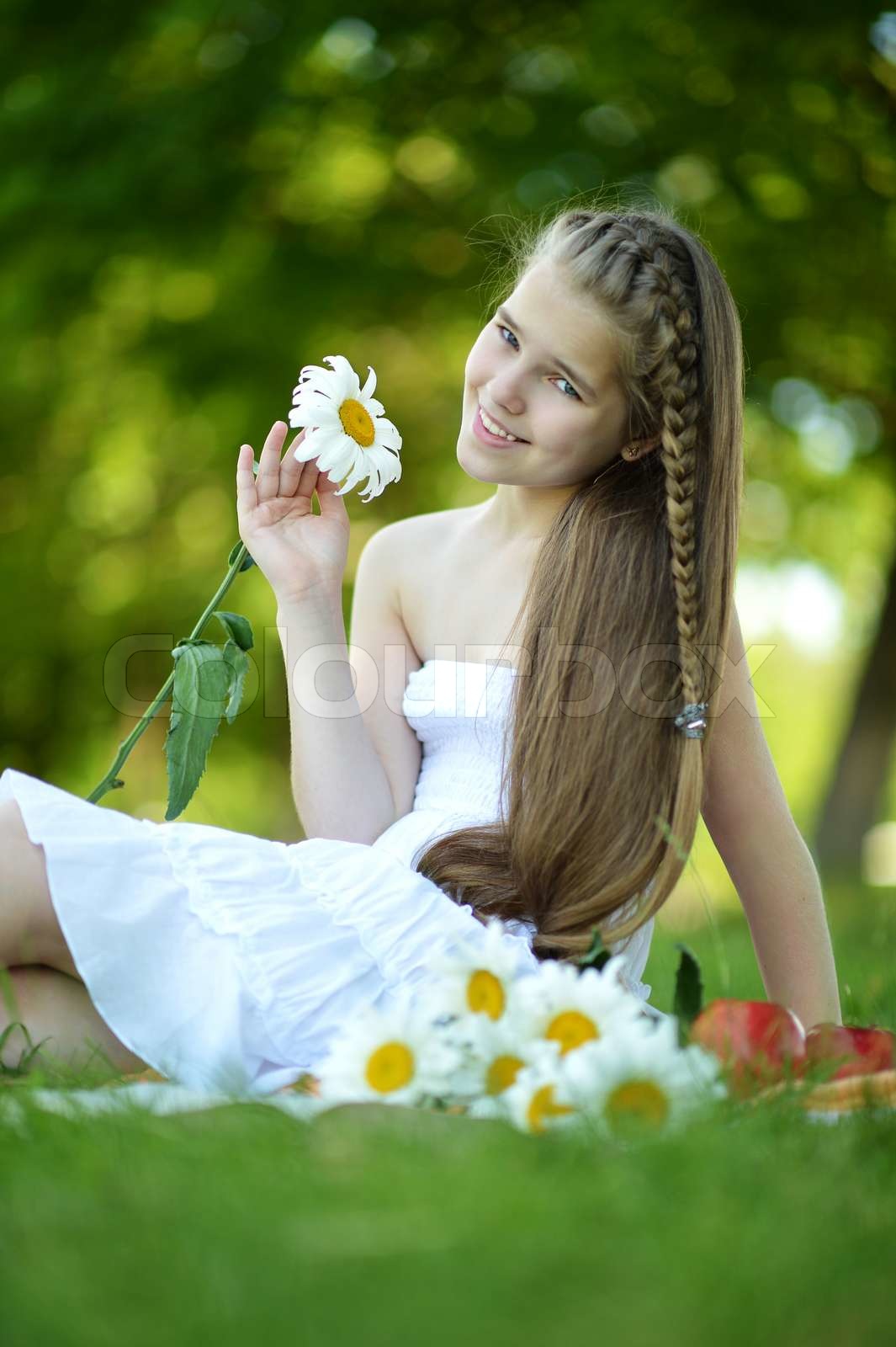 hübsch junges Mädchen | Stock Bild | Colourbox