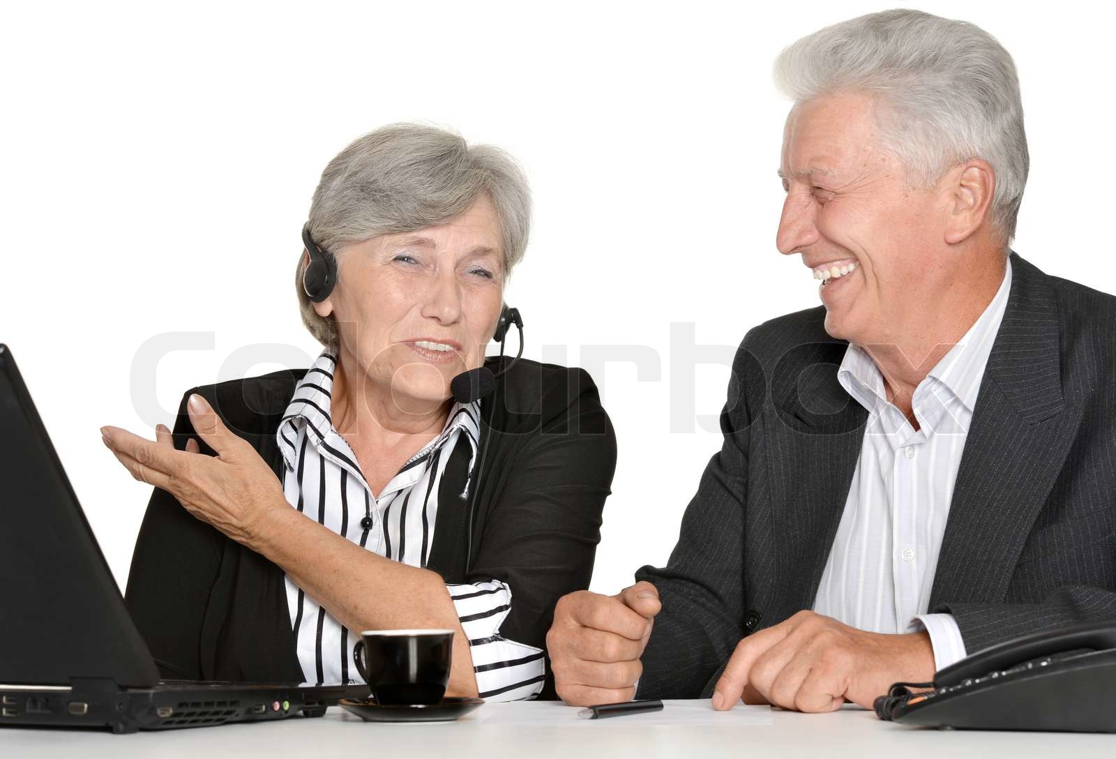 older people working | Stock image | Colourbox