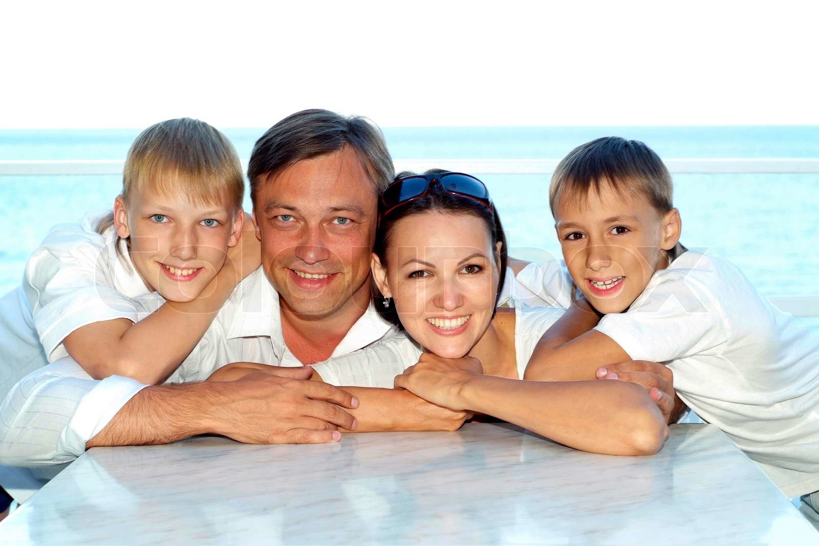 Glorious people at the resort | Stock image | Colourbox