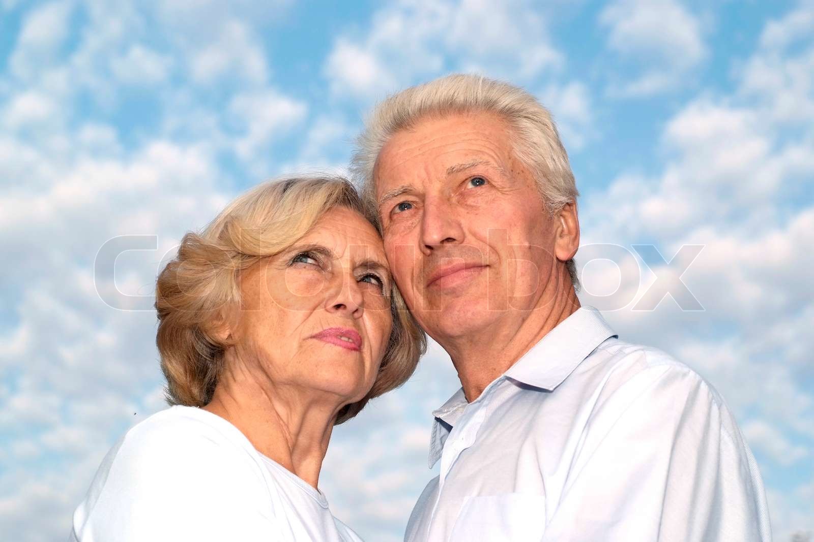 gamle seniorer på himlen | Stock foto | Colourbox