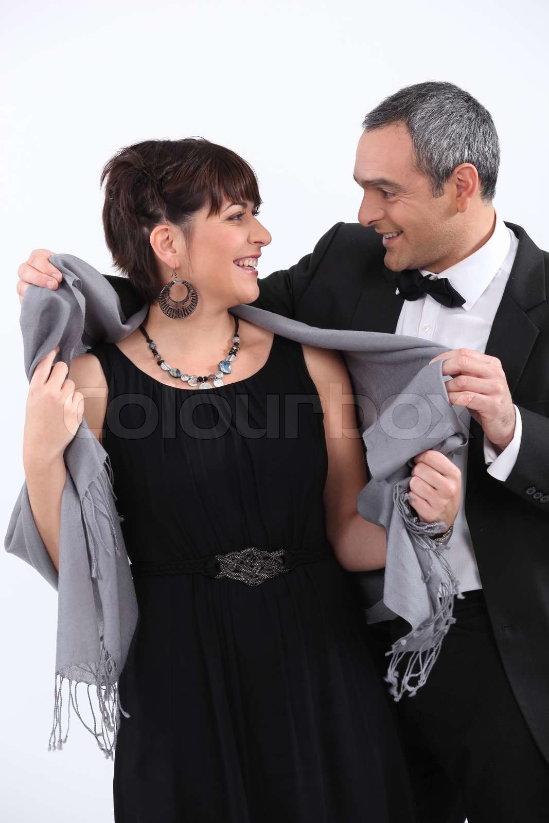 Posh couple | Stock image | Colourbox