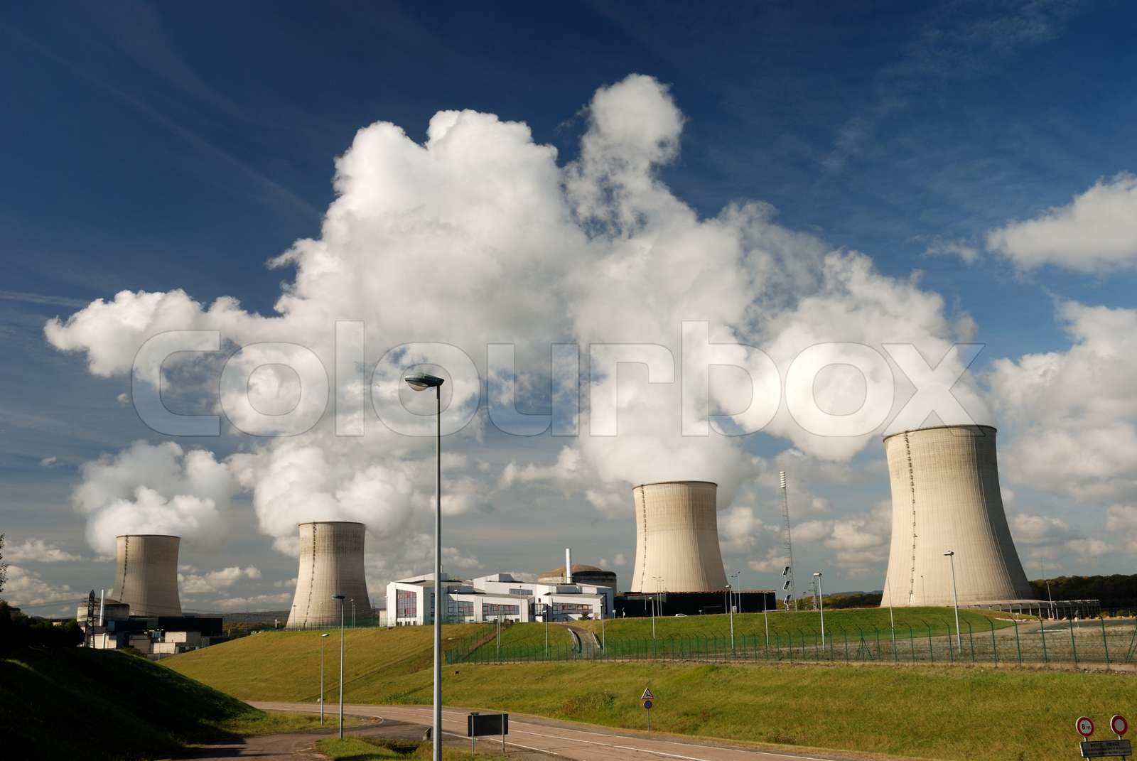 Nuclear power station | Stock image | Colourbox